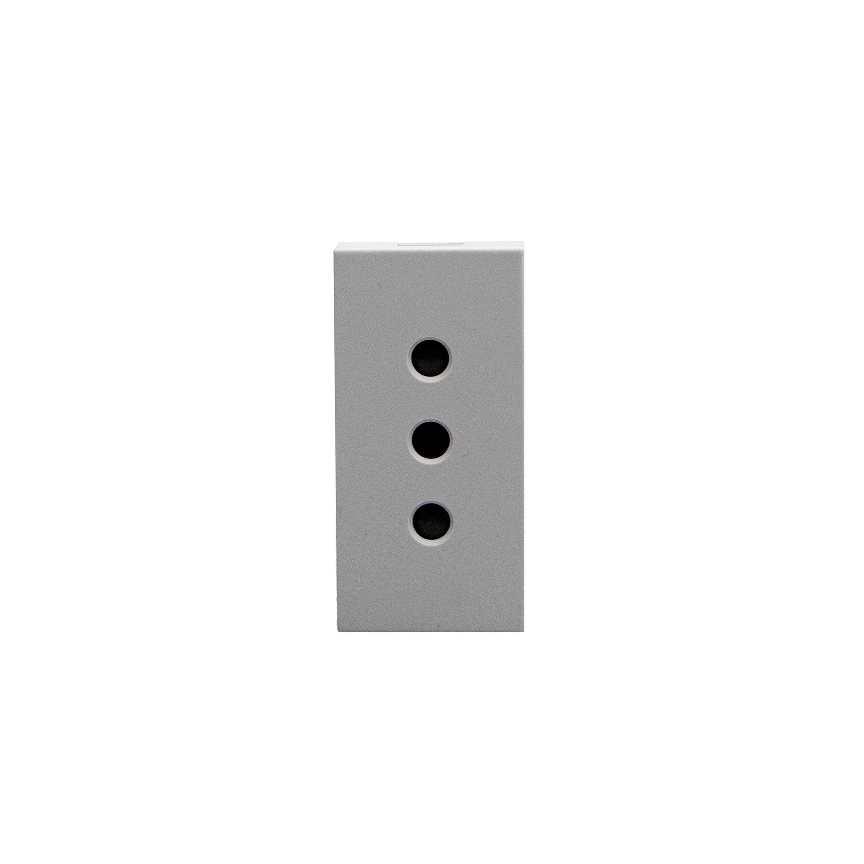 Toma 3 en línea 2P+T 10 Amp Matix Go Gris 1 mod | JG4113 ...