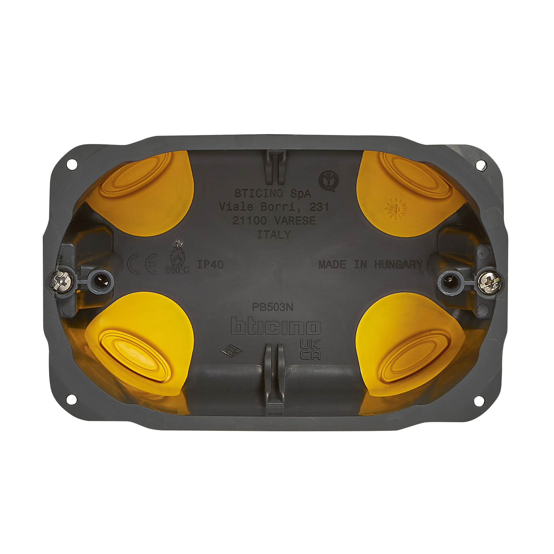 Caja de empotrar para tabique hueco. 3 módulos | PB503NN ...