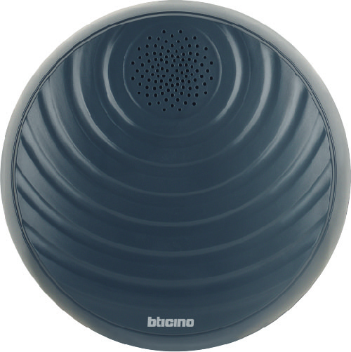 Comfort radio kit, wireless chime and doorbell, round, dark grey, 100m ...