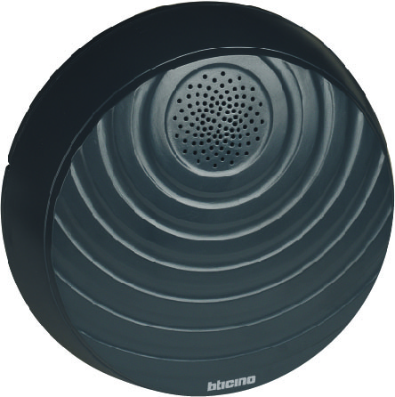 Comfort radio kit, wireless chime and doorbell, round, dark grey, 100m ...