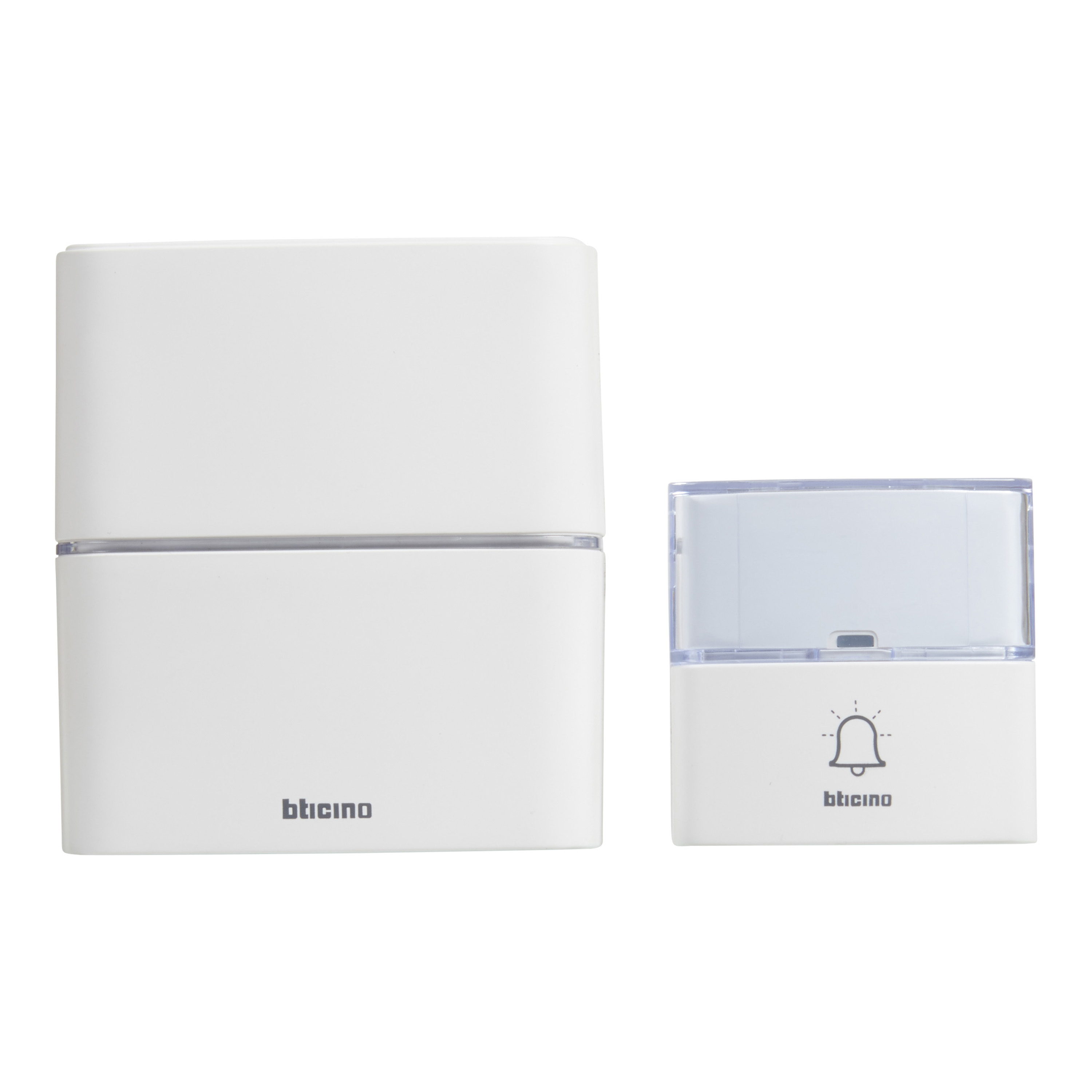 Advanced radio kit, wireless chime and doorbell, white, 200m radio ...