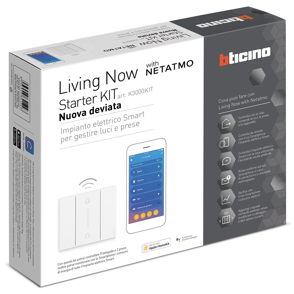 Starter pack for a connected installation Living Now with Netatmo | BT ...
