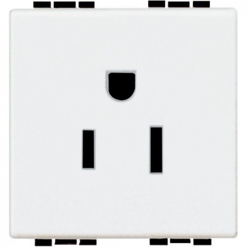 UL socket 2P 15A USA - Flush-mounted - Screwed terminal - Thermoplastic ...
