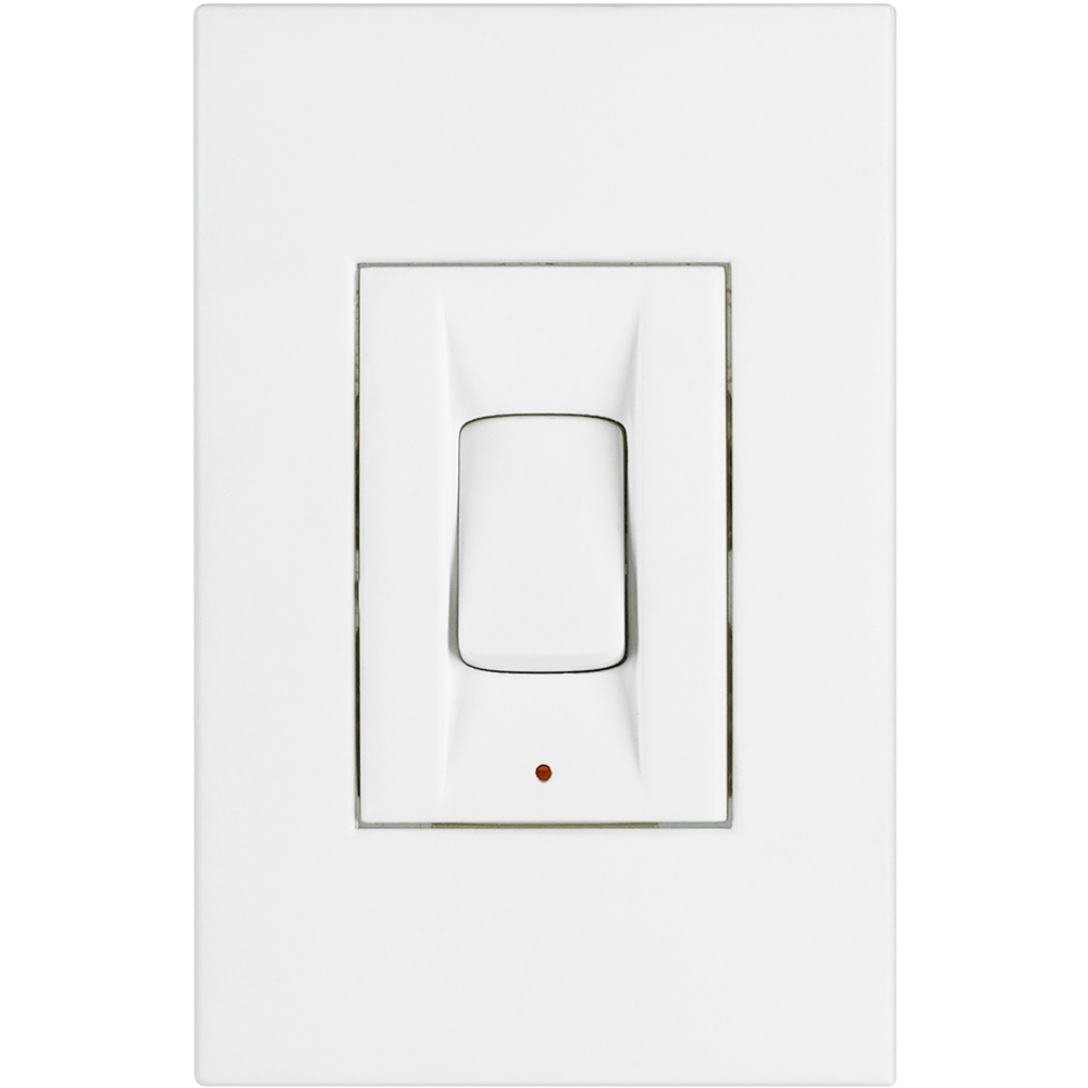 Flush-mounted switch - 2-pole 45A rocker switch - white - illuminated ...