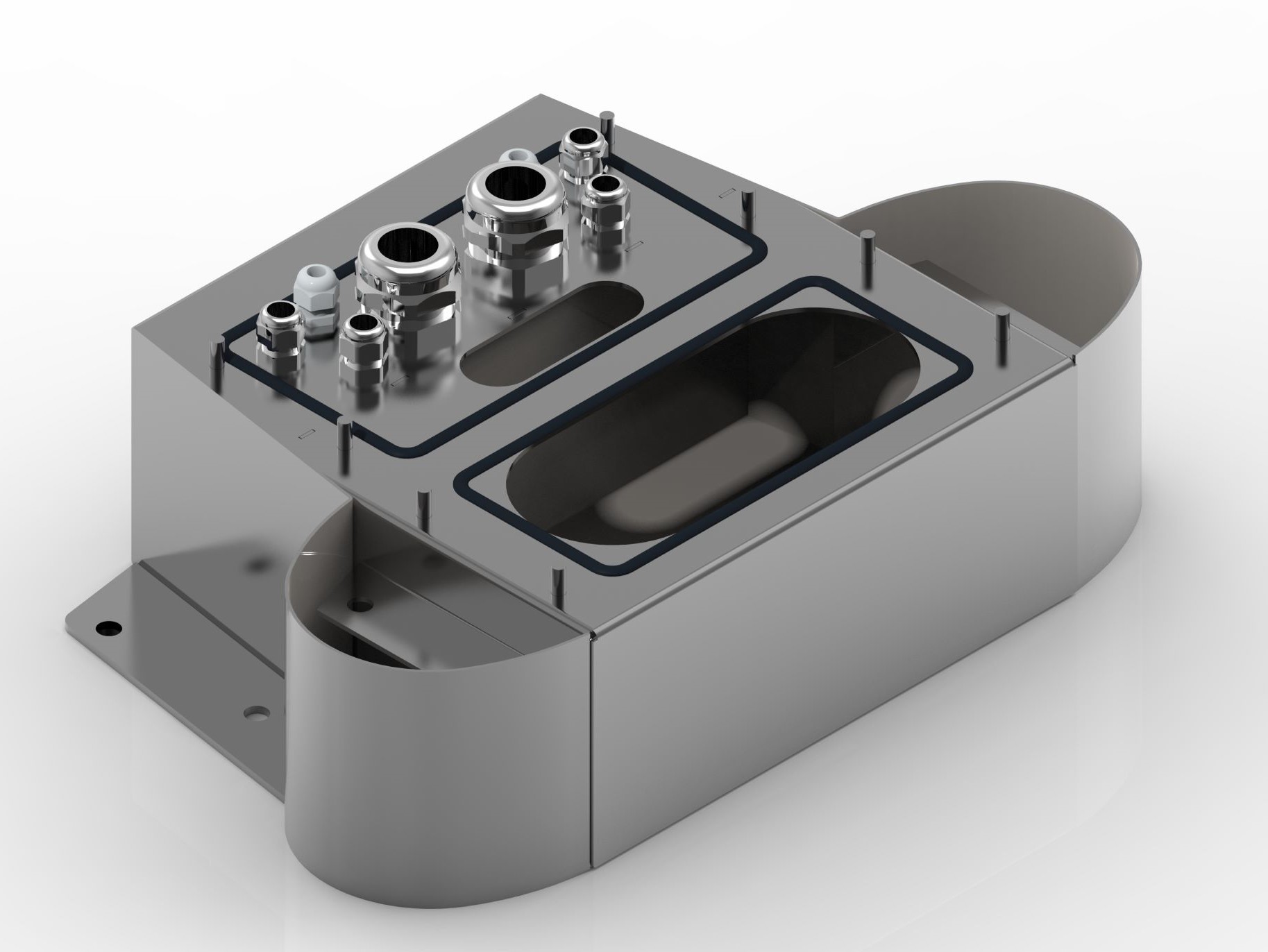 Installation assembly EVF300 ground mounting box | EVTL35.00 ...