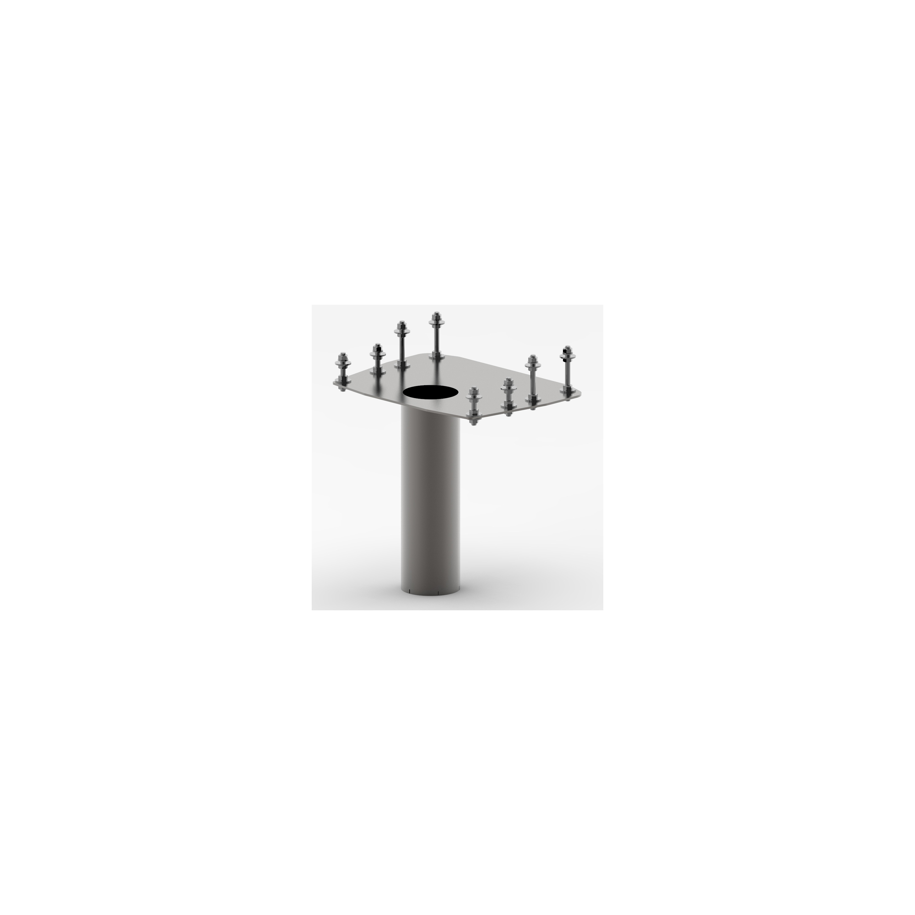 Installation assembly EVF300 concrete foundation adapter | EVTL37.00 ...