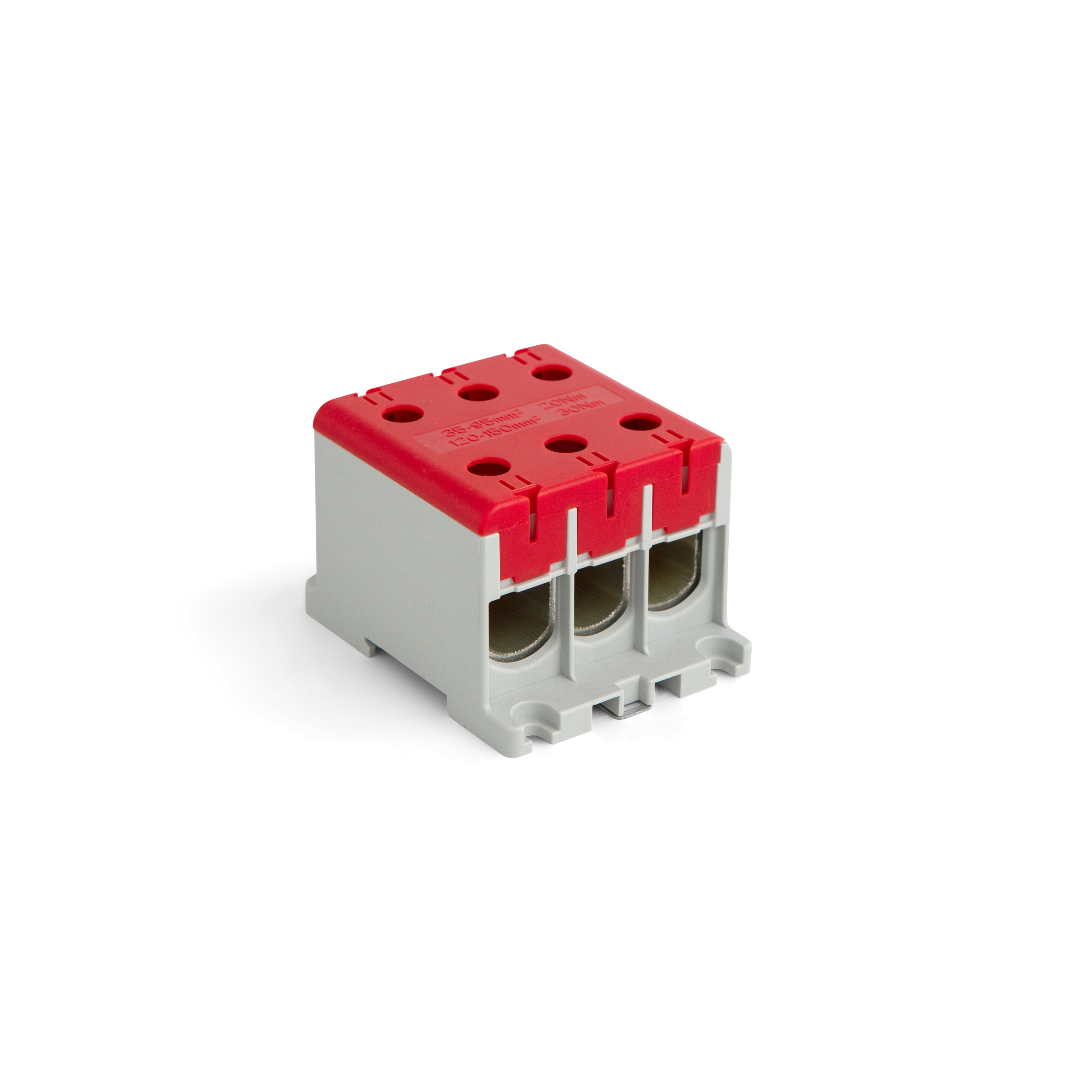 Terminal block 6-tapping Red, Al/Cu 150 mm² | KE93.4 | 6438100496661 ...
