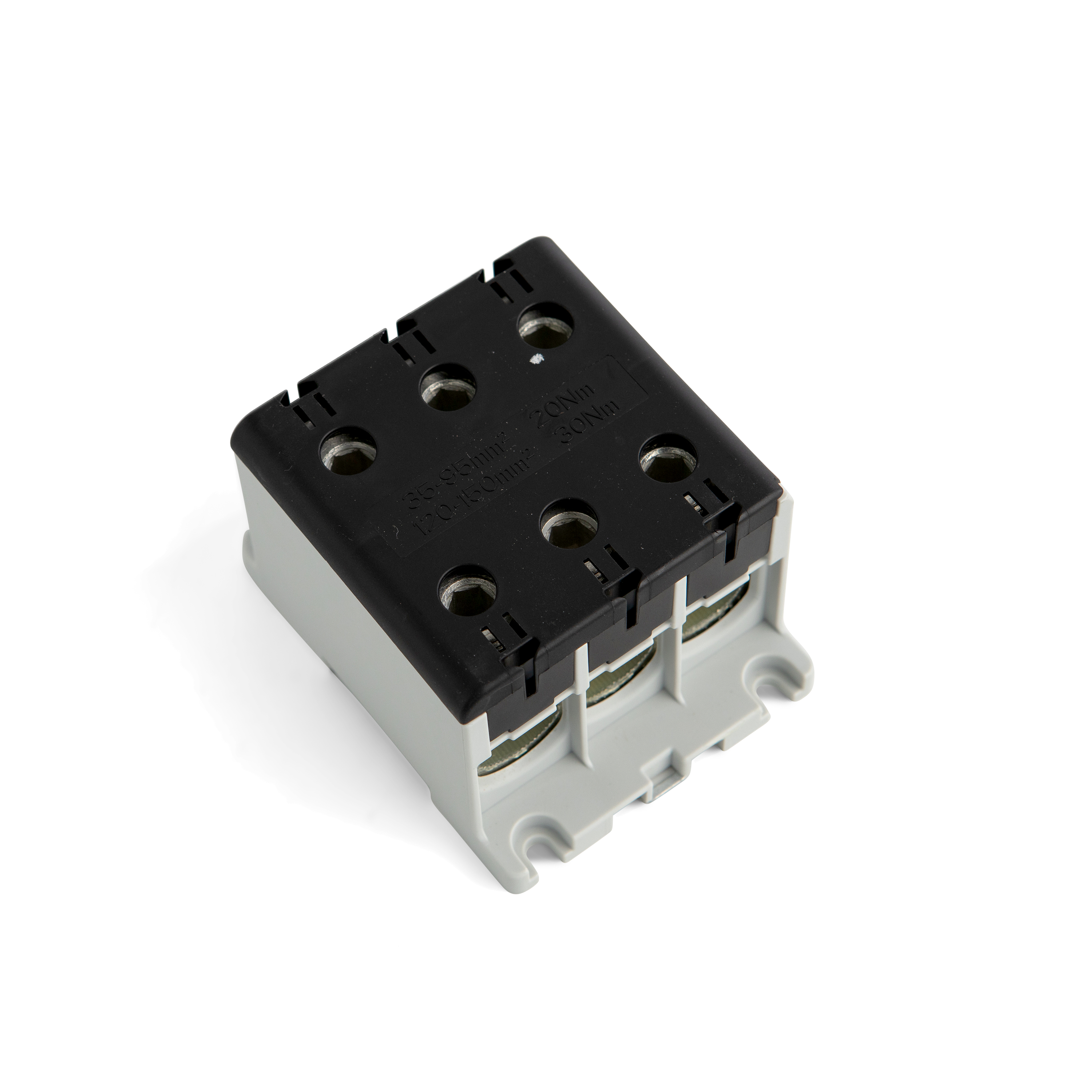 Terminal block 6-tapping Black, Al/Cu 150 mm² | KE93.6 | 6438100496678 ...