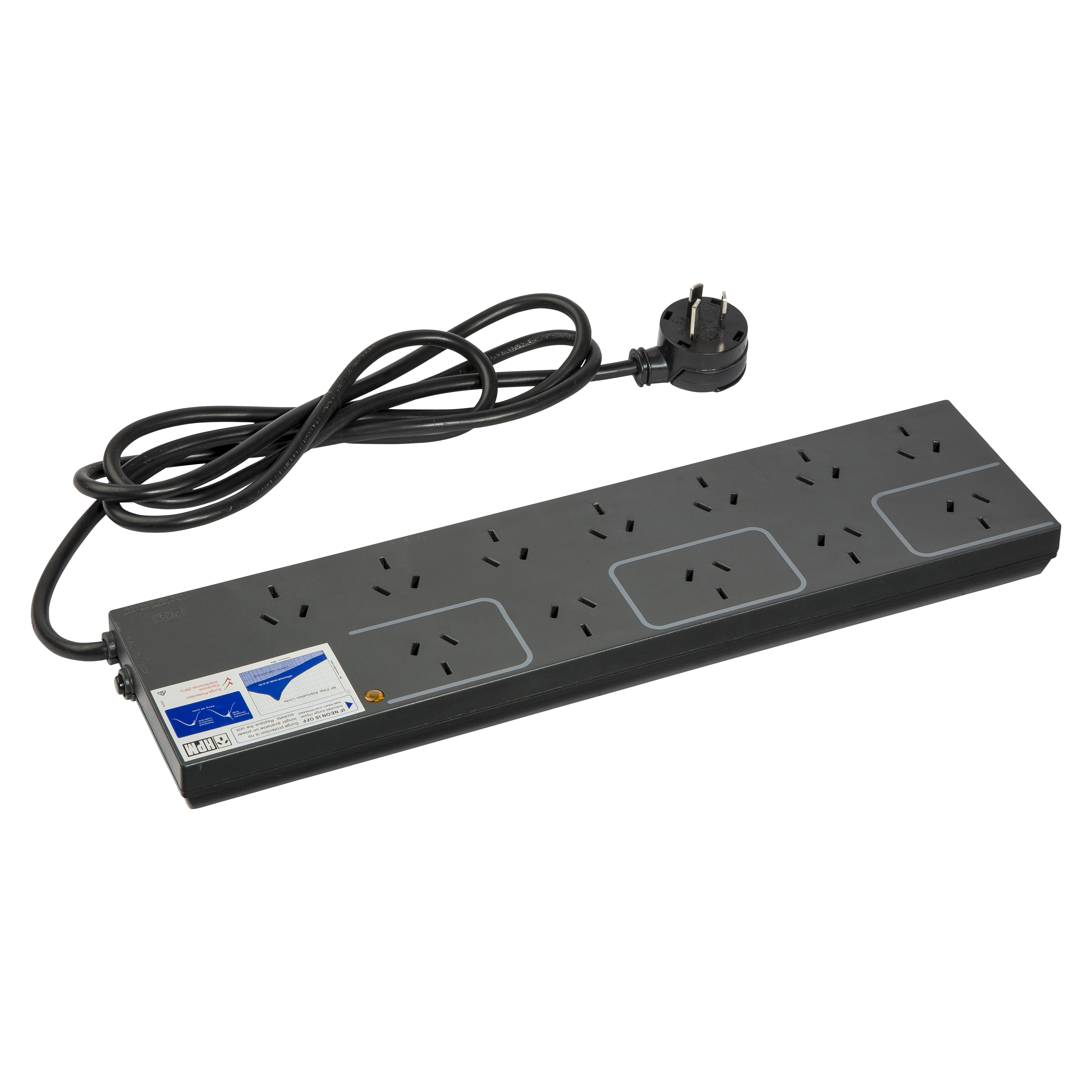 HPM General Purpose 12 Outlet 525J Surge Protected RFI Filter ...
