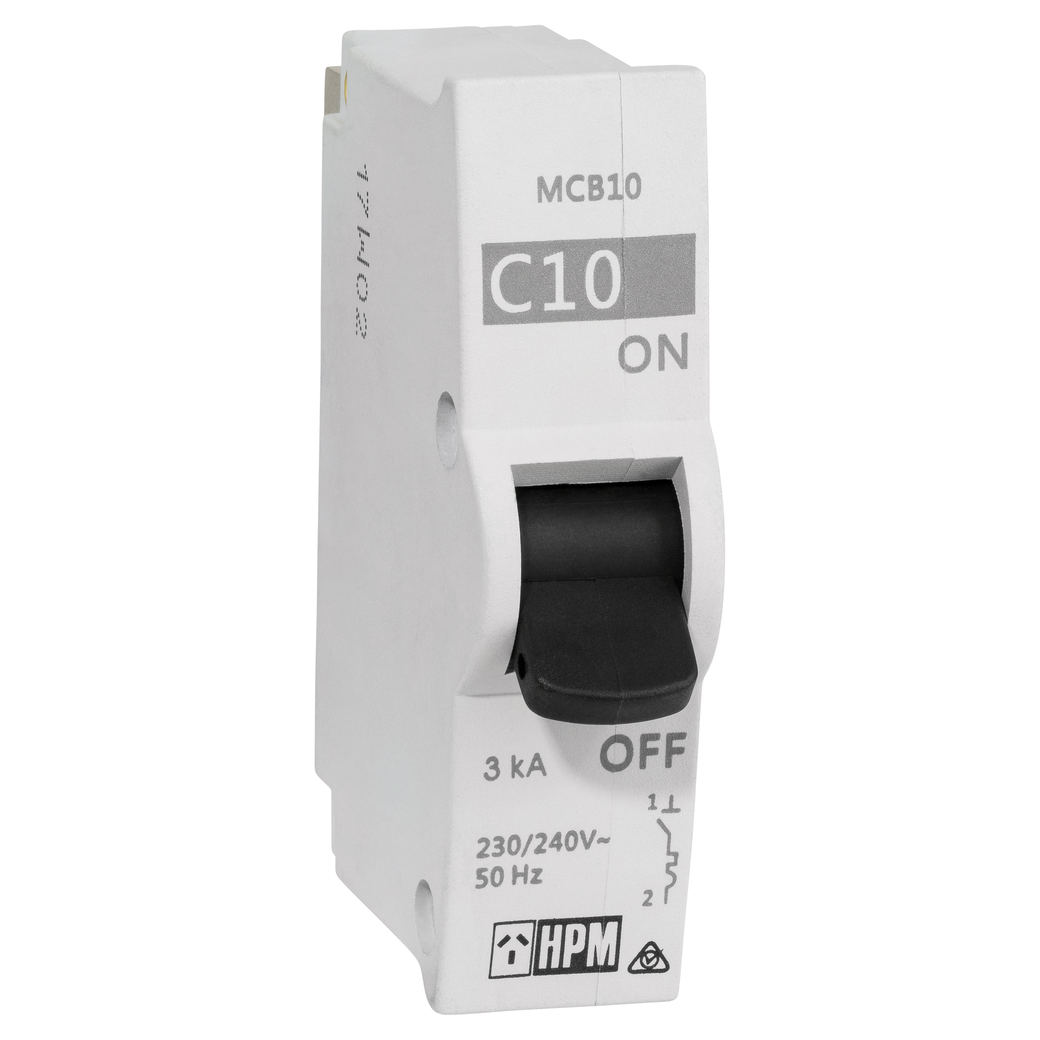 HPM 1P 10A Miniature Circuit Breaker | DMCB10 | 9415733001223 | HPM