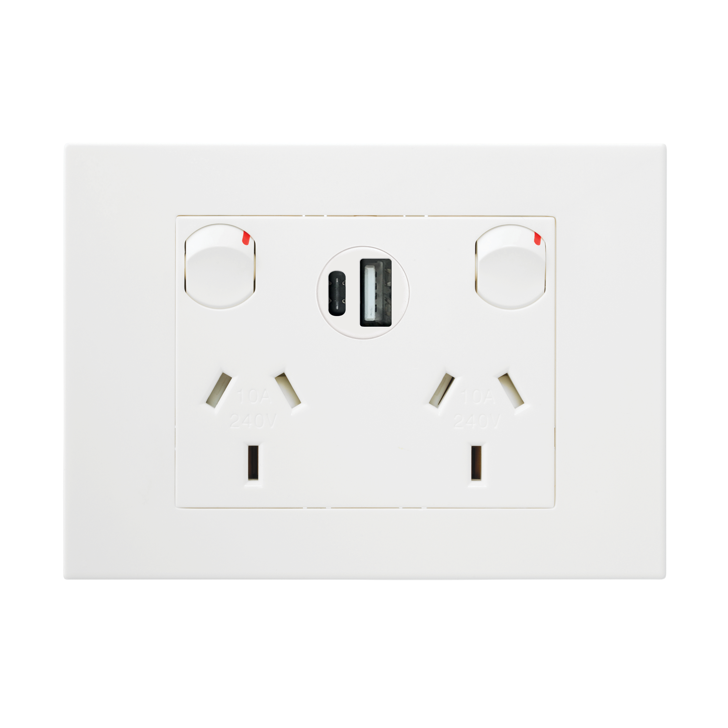 HPM Vivo Double Power Point with Type A+C 15W USB Charger Mechanism ...