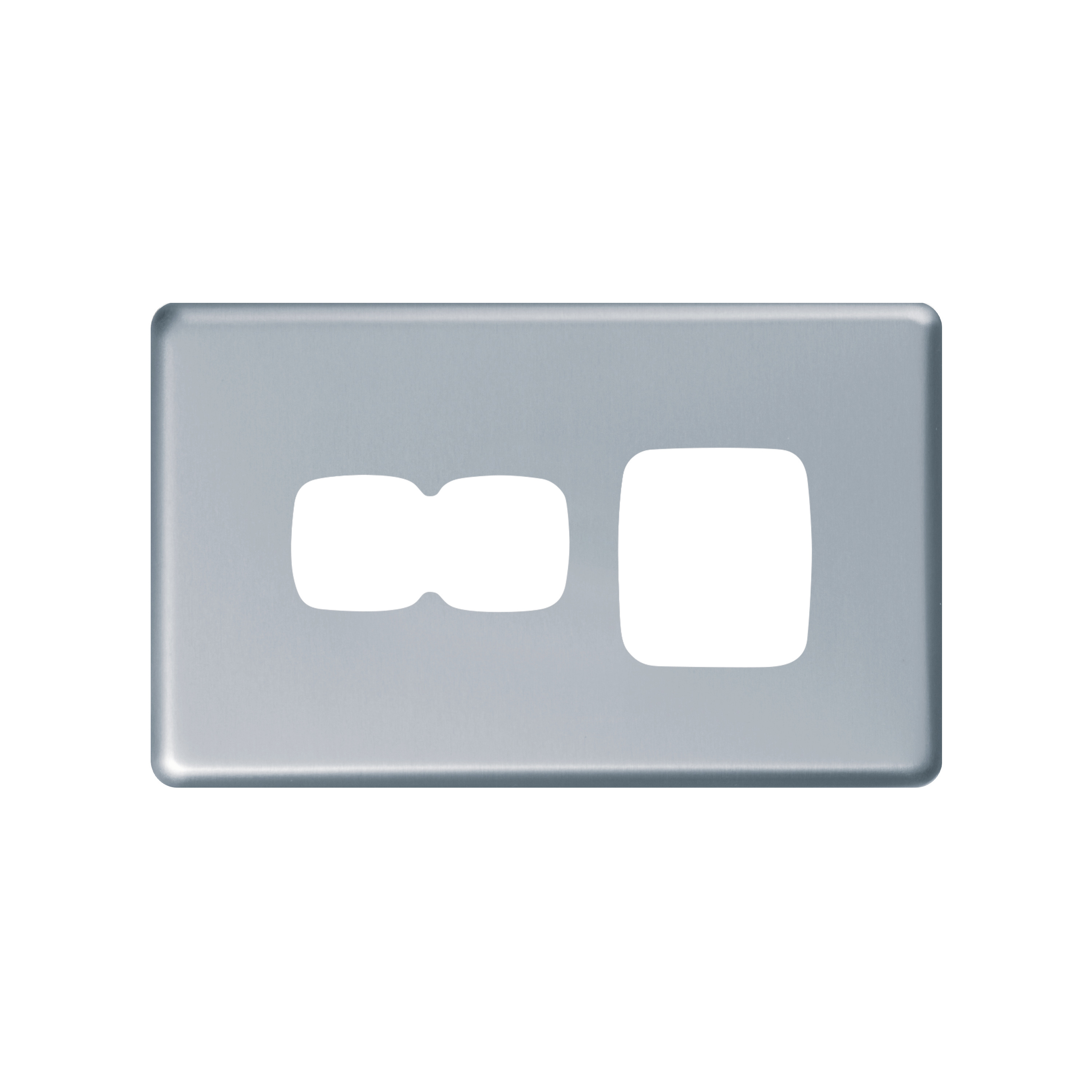 HPM Excel Single Power Point with Extra Function Hole Coverplate Matt ...