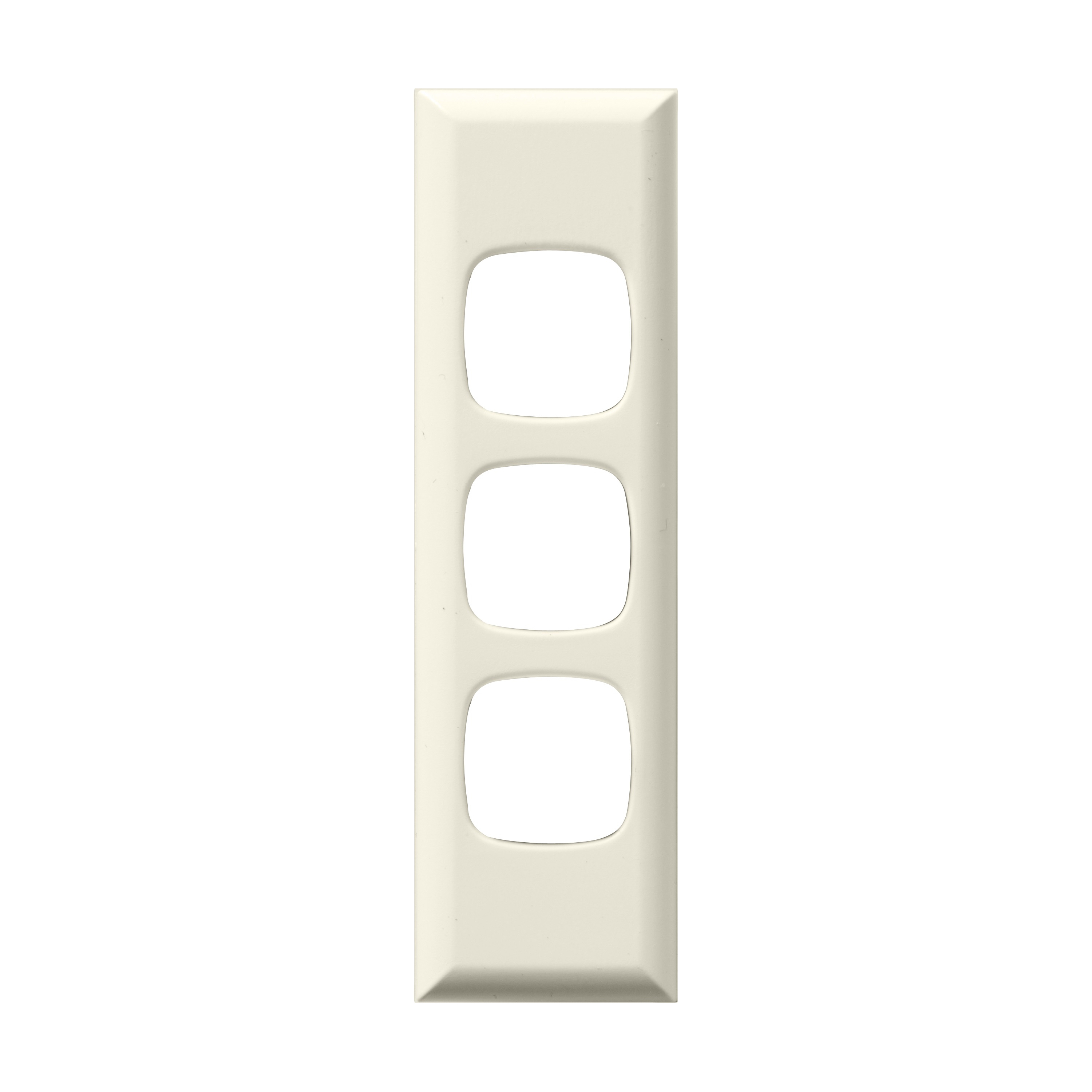 HPM Excel 3 Gang Architrave Switch Coverplate Cream | XLA770/3PLCR ...