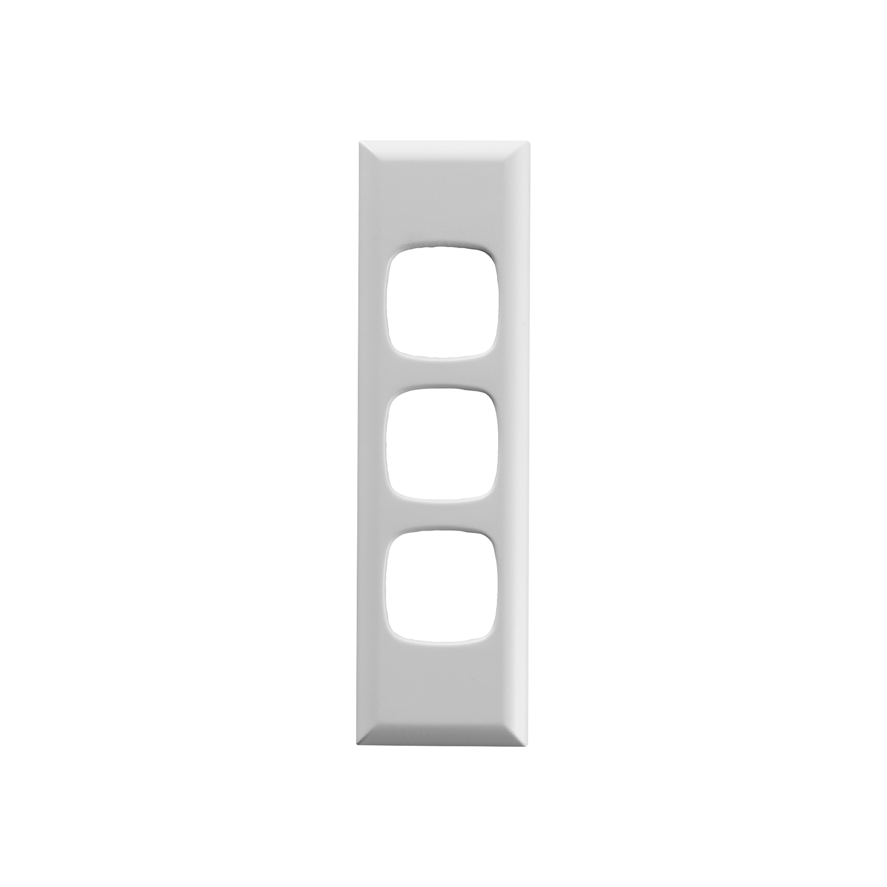 HPM Excel 3 Gang Architrave Switch Coverplate White | XLA770/3PLWE ...