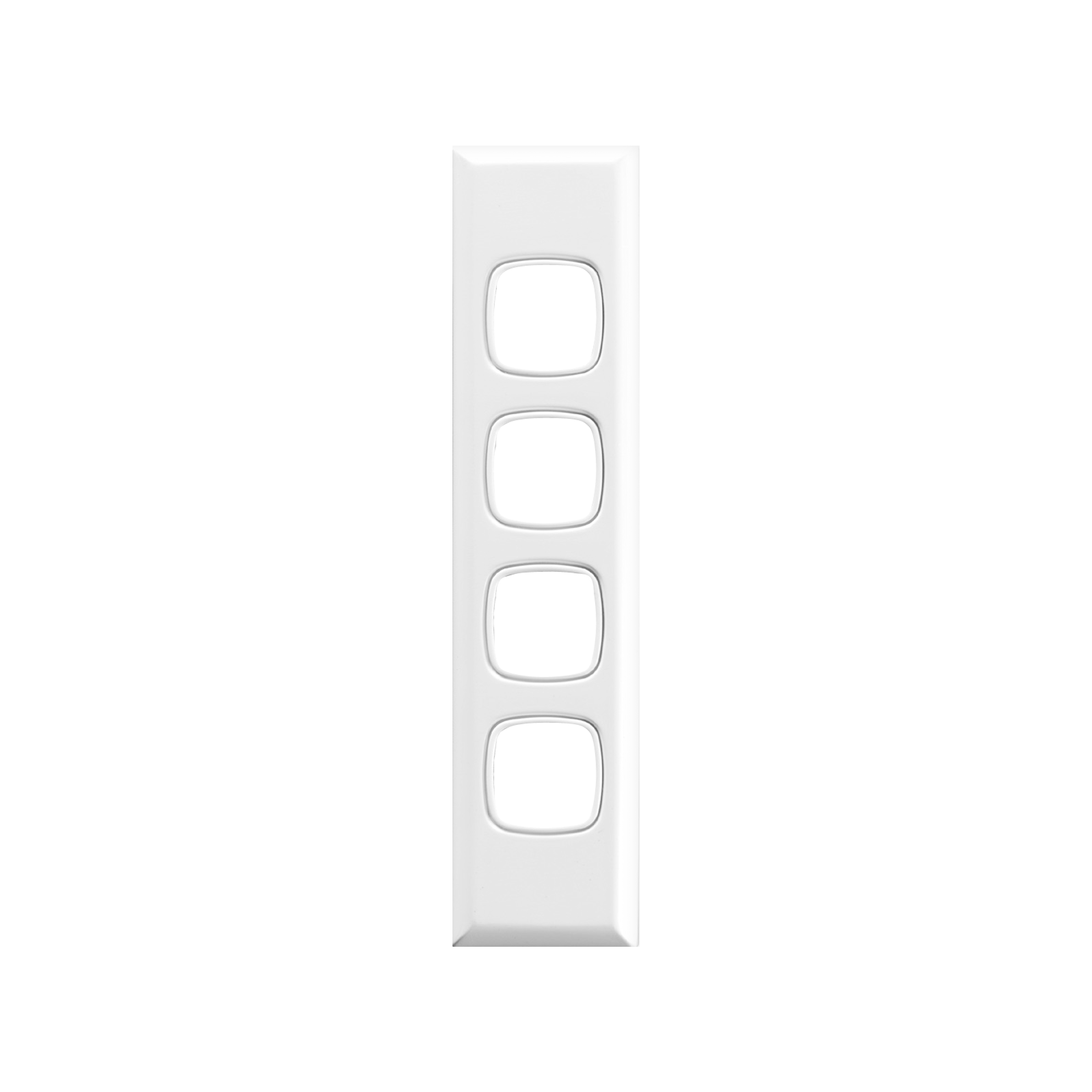 HPM Excel Architrave 4 Gang Grid & Plate White | XLA770/4GPLWE ...