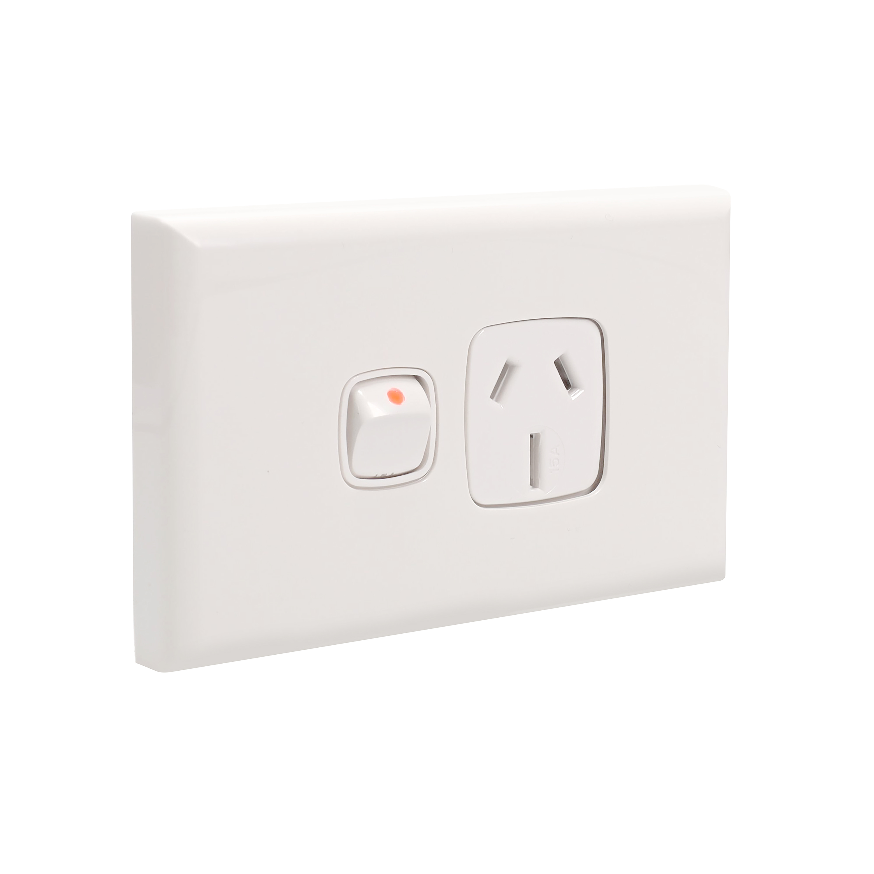HPM Excel 15A Single Power Point Gloss White | XLP787/15WEWE ...