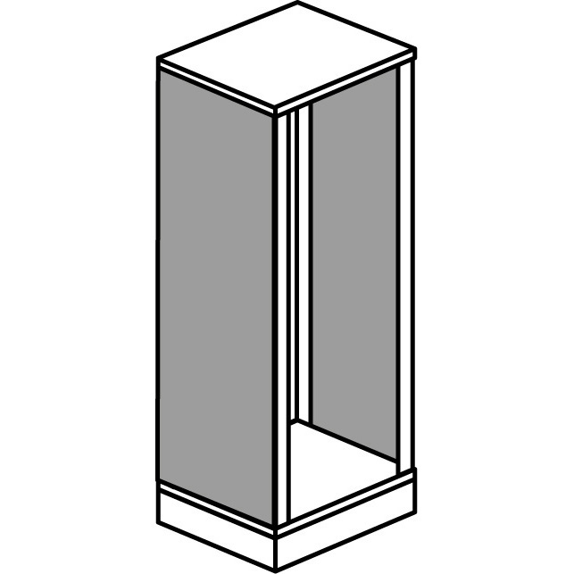 XL³ 4000 - Rear and side panels - Height 2000 mm - Width 475 mm - Steel ...