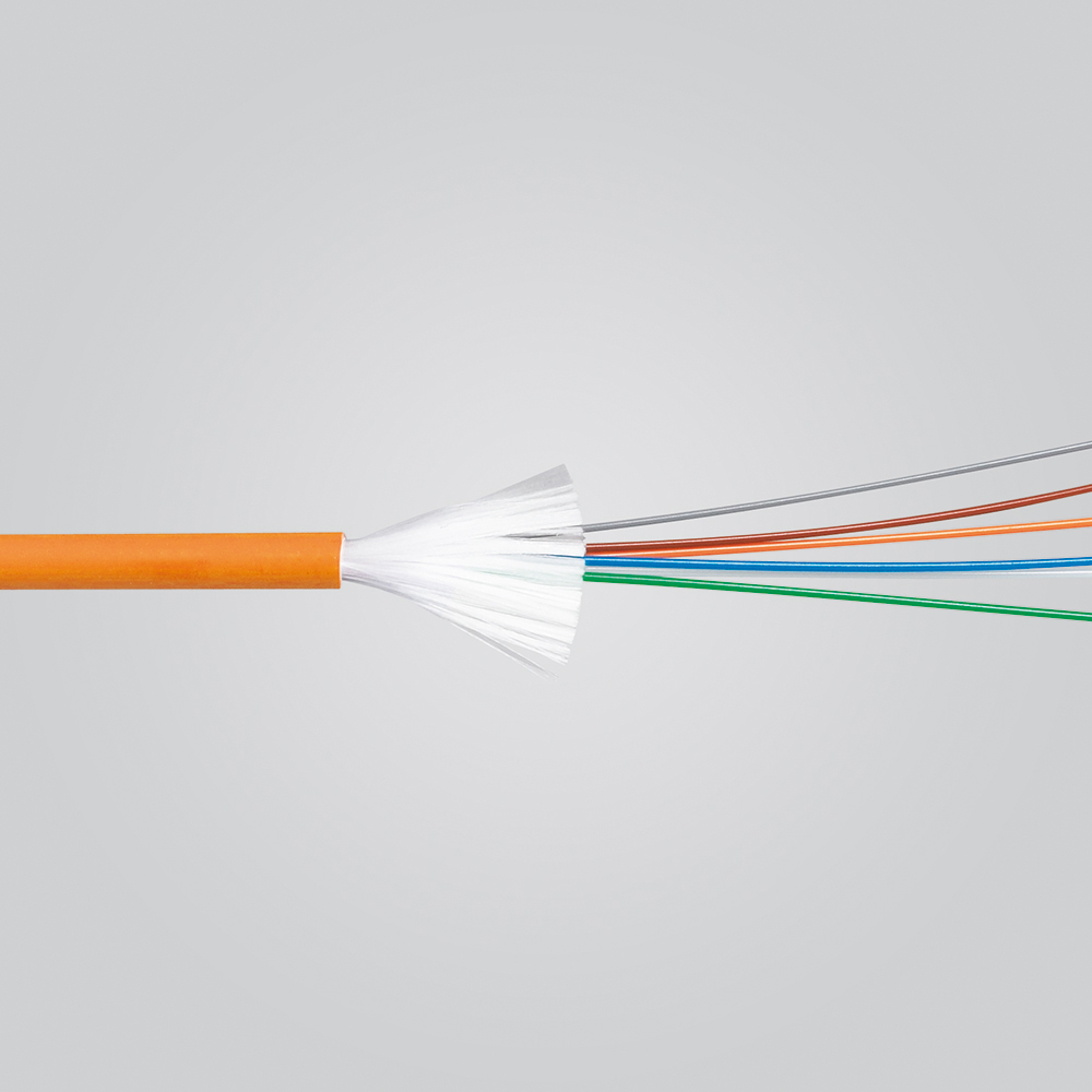 Fiber Optic Cable OM2 Tight Buffer 8 Cores Indoor/Outdoor LSZH ...