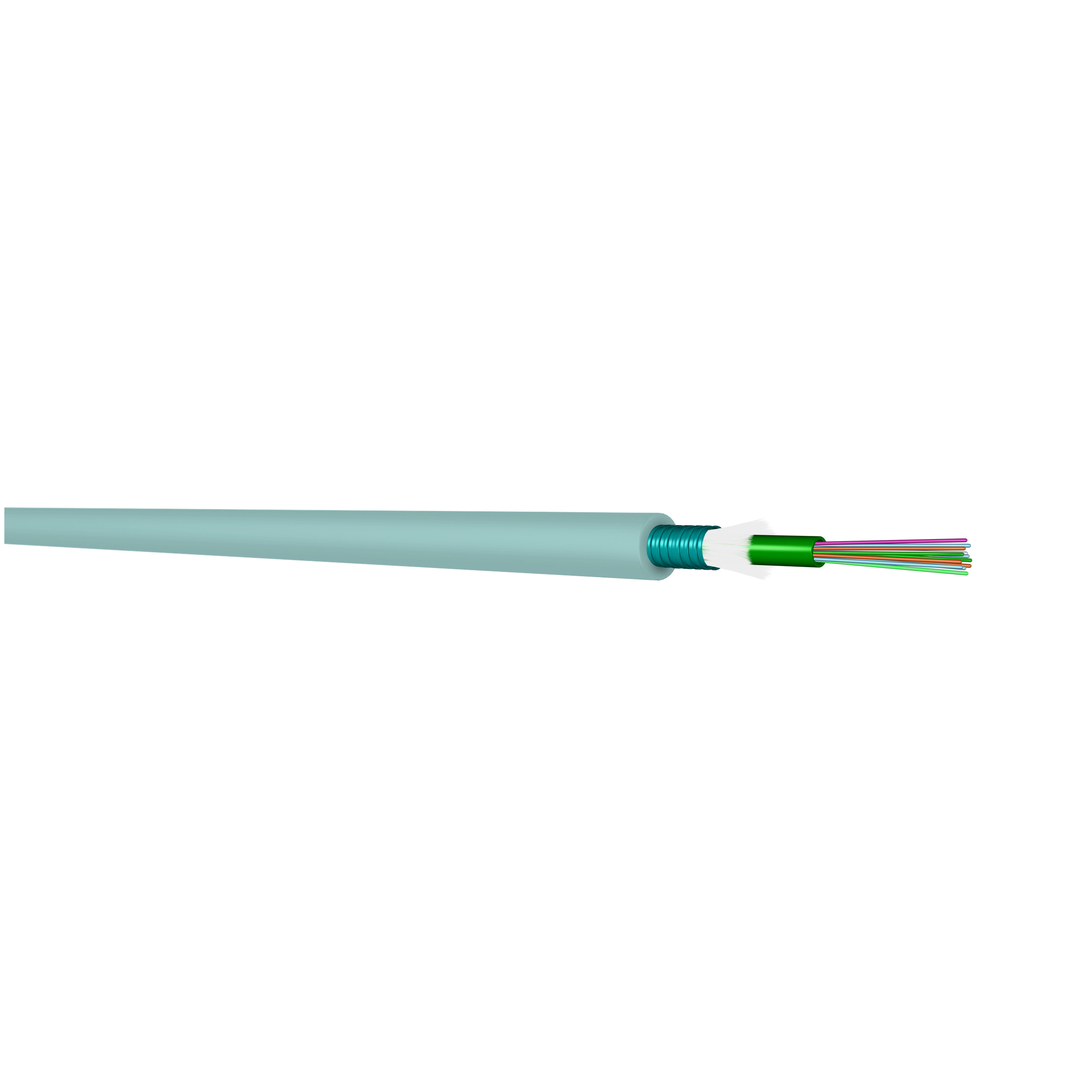 Fiber Optic Cable OM4 Loose Tube 4 Cores Indoor Outdoor Rodent Proof ...