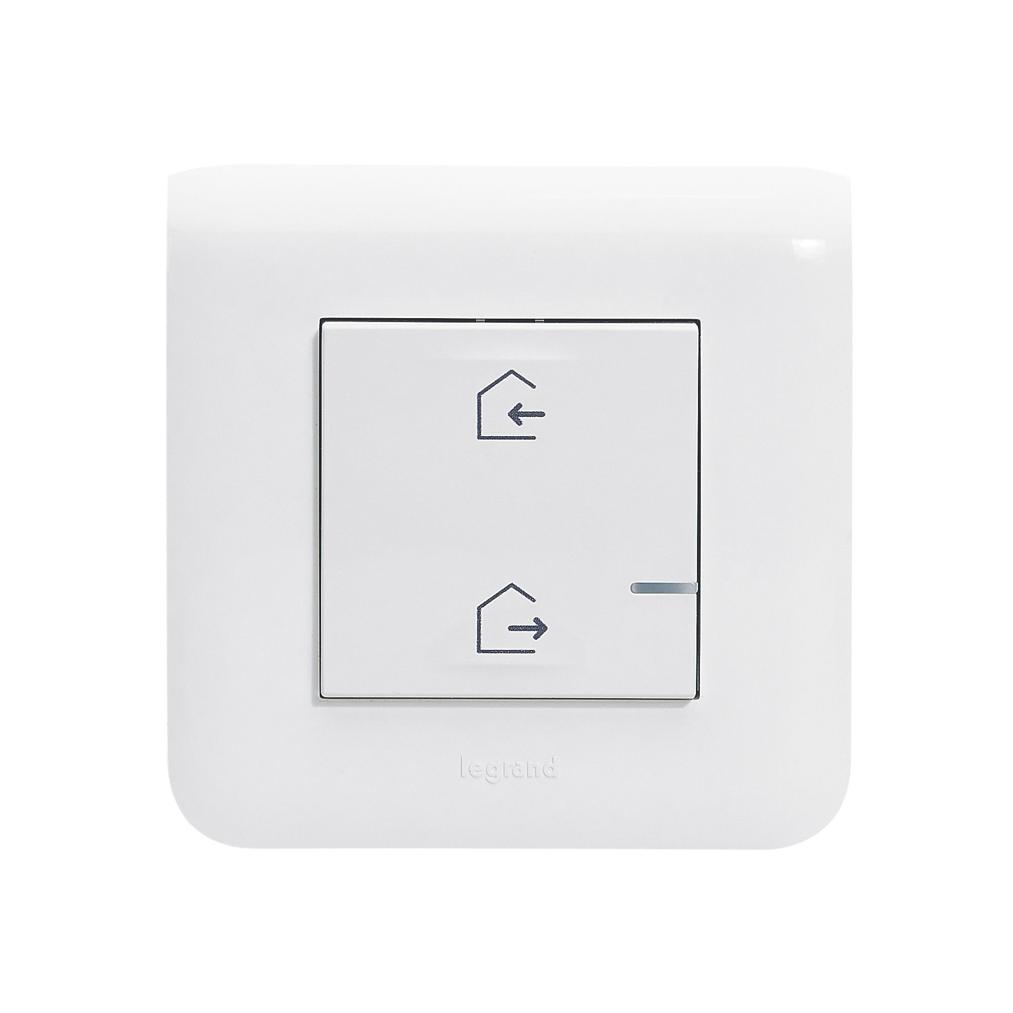 Wireless/batteryless home/away switch wall mounted white | 077056 | 3414971239074 | Legrand