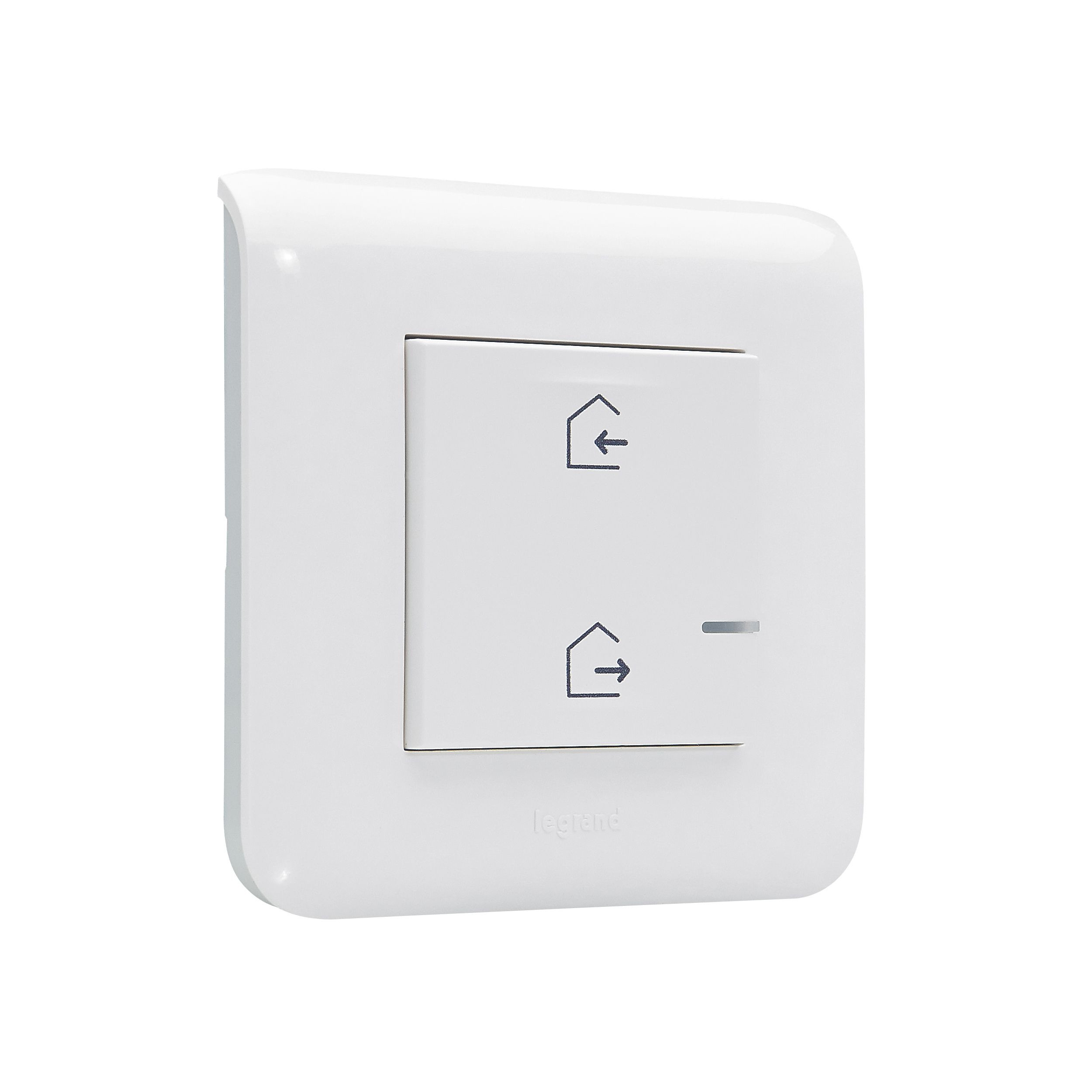 Wireless/batteryless home/away switch wall mounted white | 077056 | 3414971239074 | Legrand