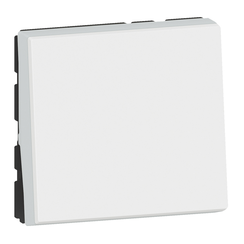 Poussoir Ou Poussoir Inverseur Mosaic Easy Led 6A 250V 2 Modules