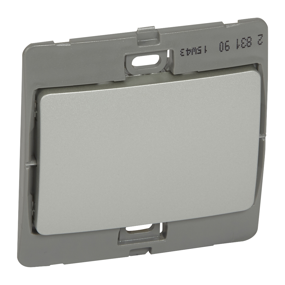 Mallia - Blanking plate 1 gang silver - Plastic construction - IK02 ...
