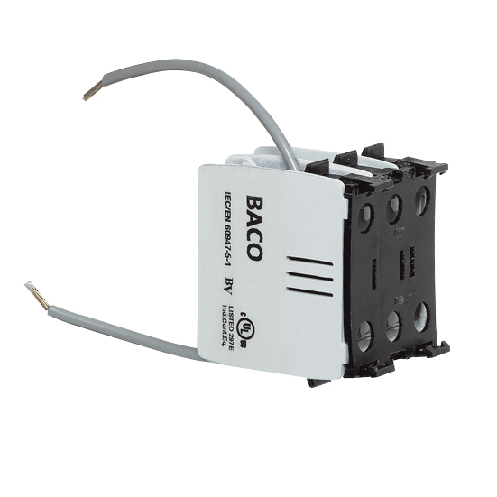 BACO Push Button - Transformer 230/24V Screw Terminals | 33EHC ...