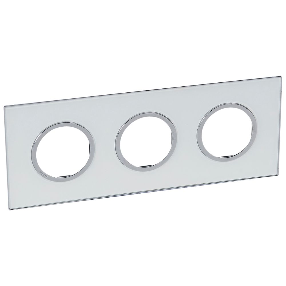 Legrand Arteor SCS Round 3 Module Horizontal Coverplate Mirror White ...