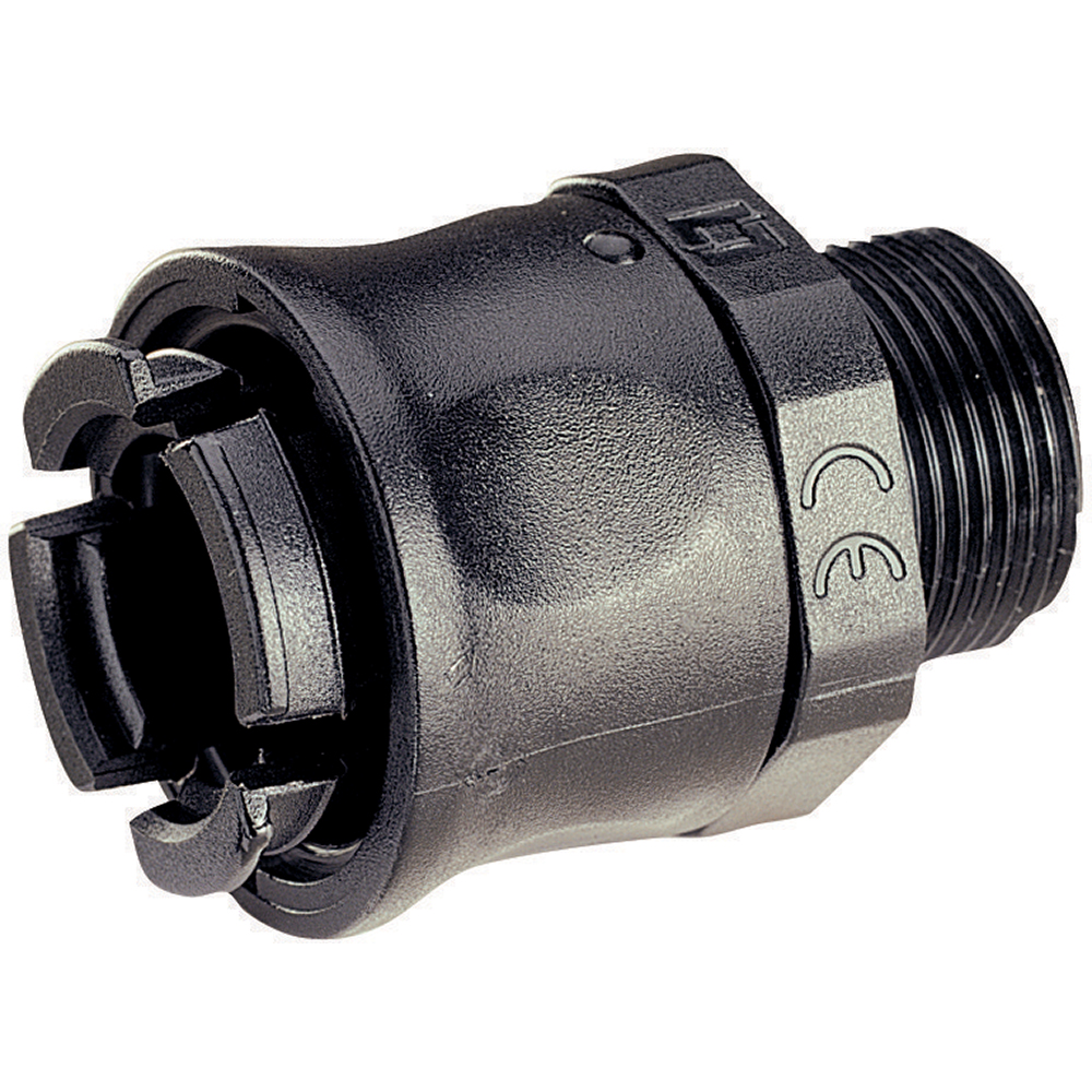 Raccord M le Droit Pour Conduit Flexible RTA Polyamide 15mm PG16 Raccord M le Droit Pour Conduit Flexible RTA Polyamide 15mm PG16
