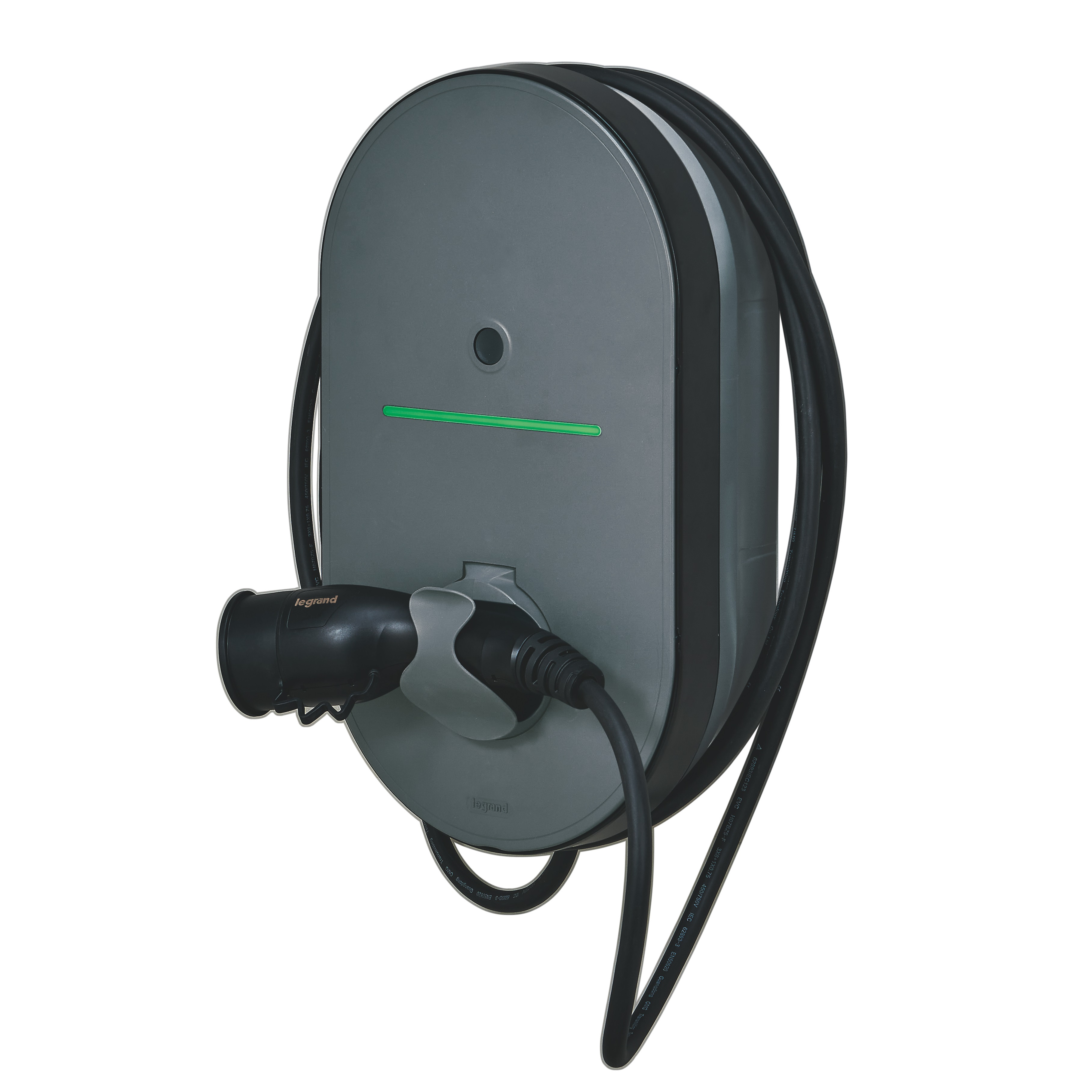 Charging station single-phase 7,4kW 32A with attached cable for Mode 3 ...