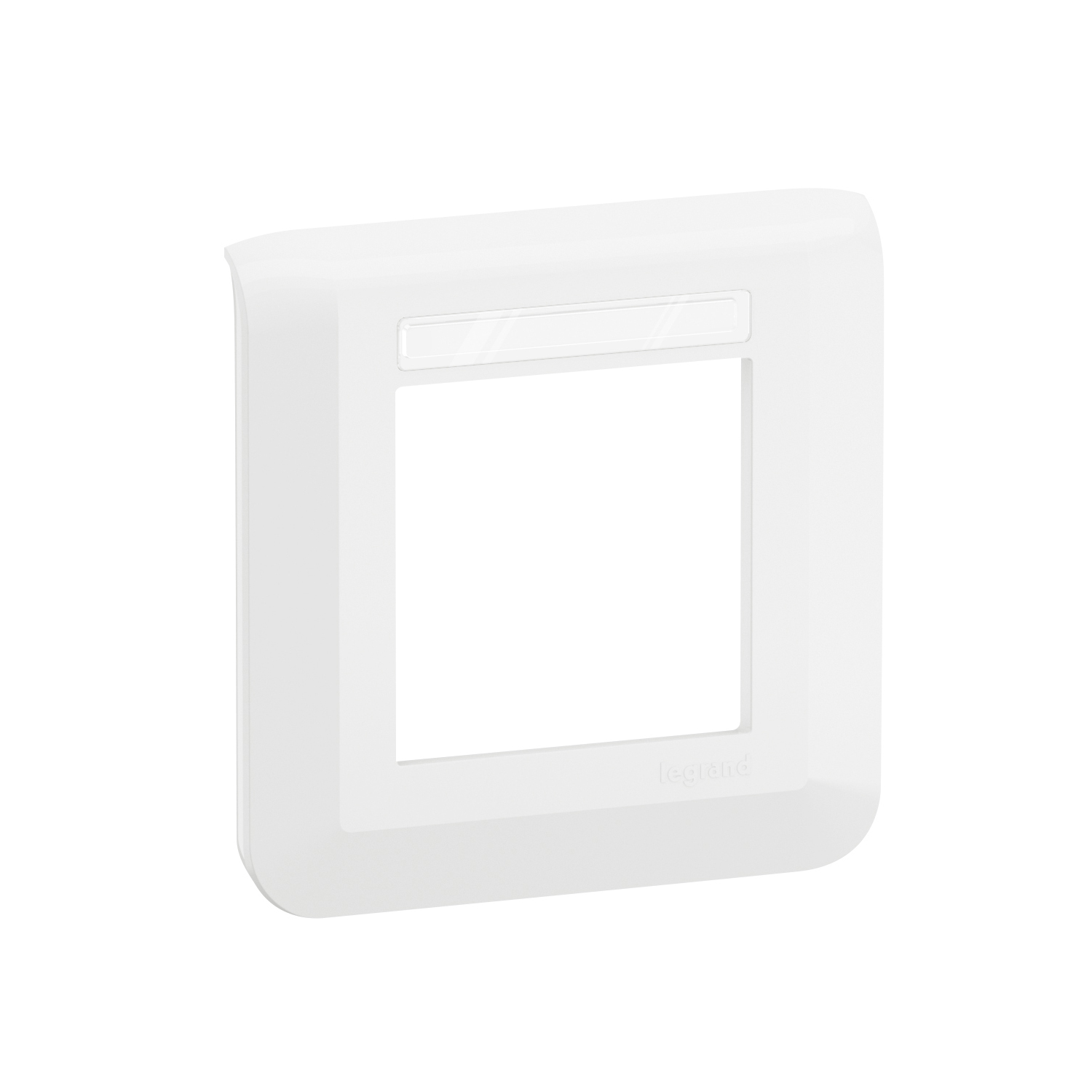 Plaque de finition Mosaic pour 2 modules, avec porte étiquettes intégré ...