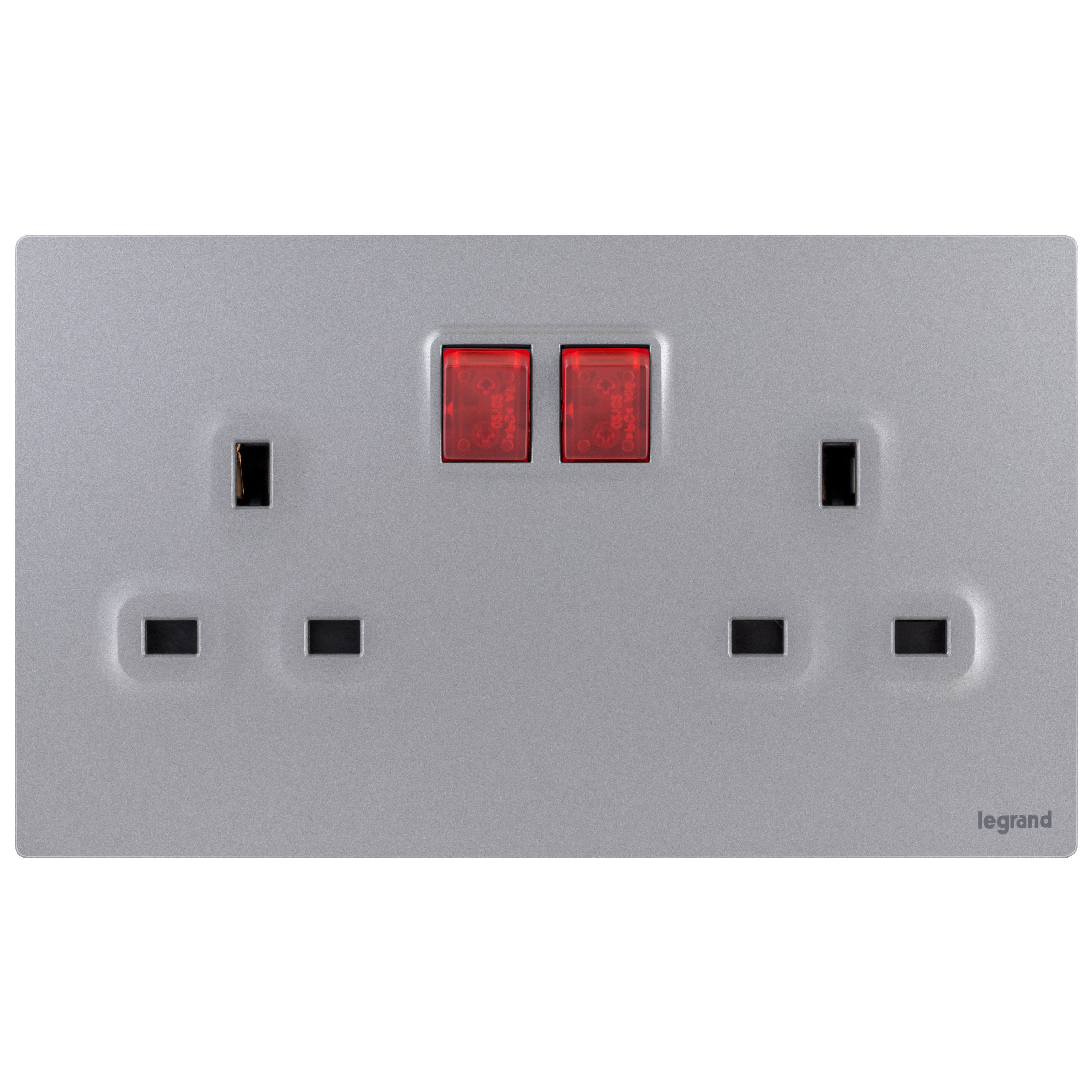 Mallia Senses British Standard Single Pole socket outlet switched with ...