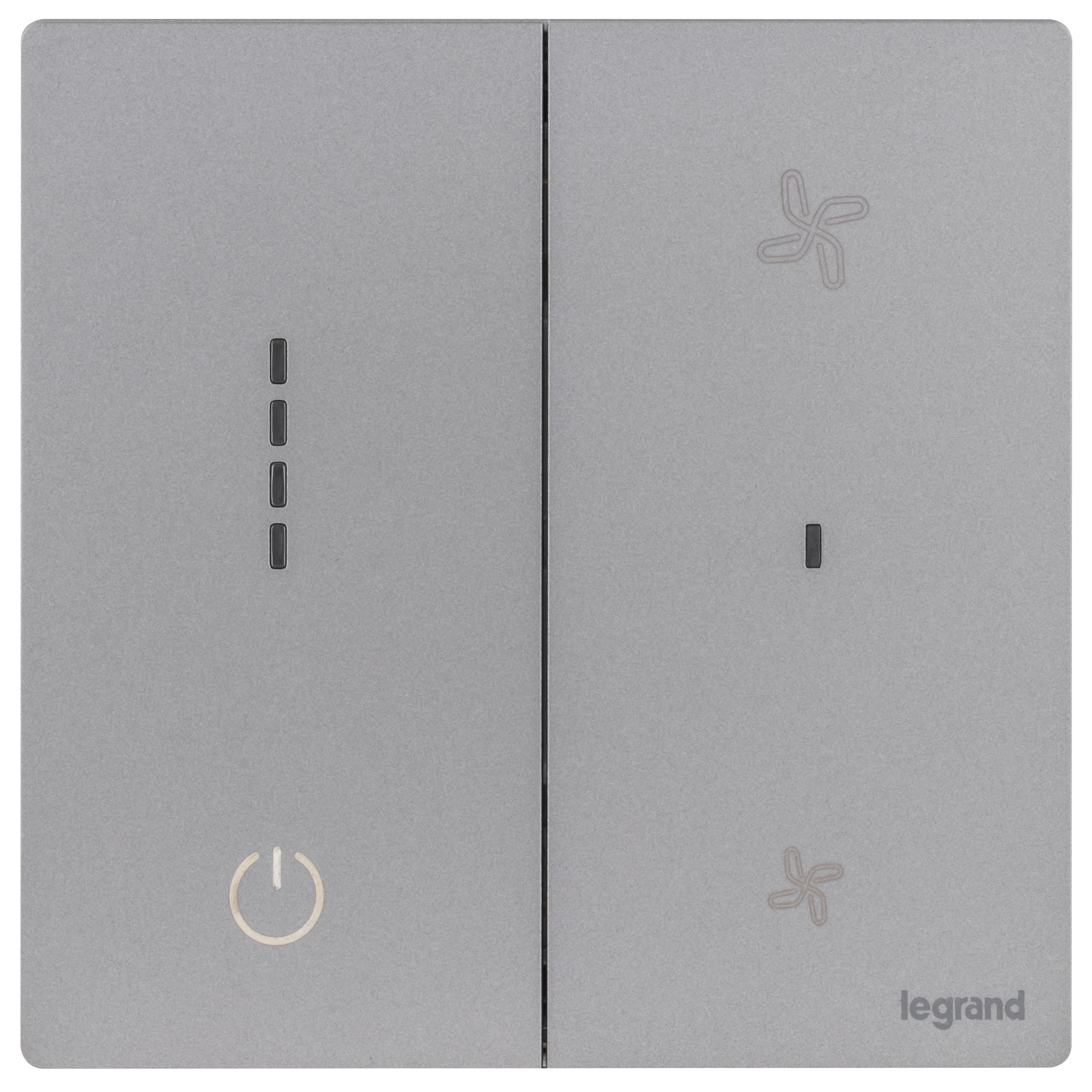 Connected fan controller 4 speeds 1 gang - Mallia Senses - 230V ...
