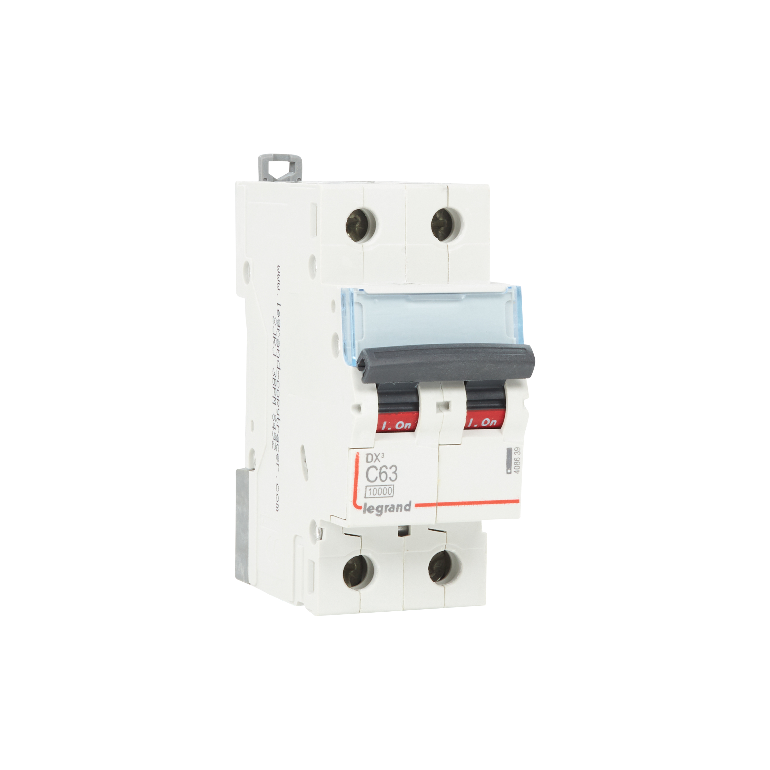 MCB DX³ 2P C63 10000A - 10000A breaking capacity - IP20 protection ...