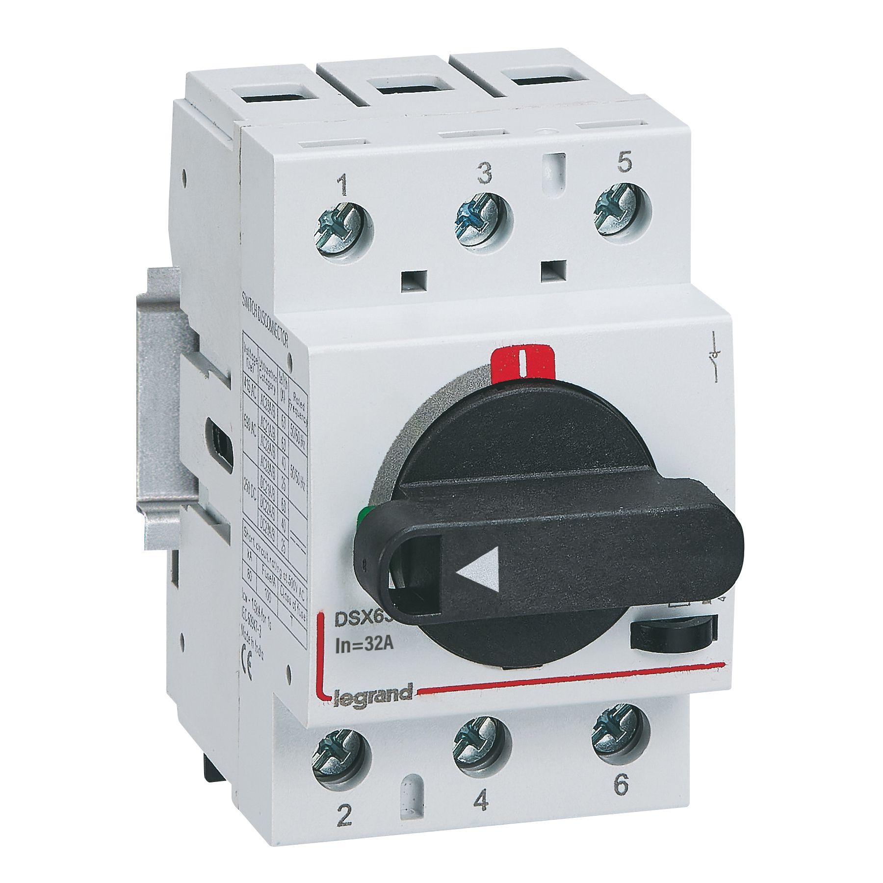 Interrupteur sectionneur DSX taille 1 63A 3 pôles - Courant nominal ...