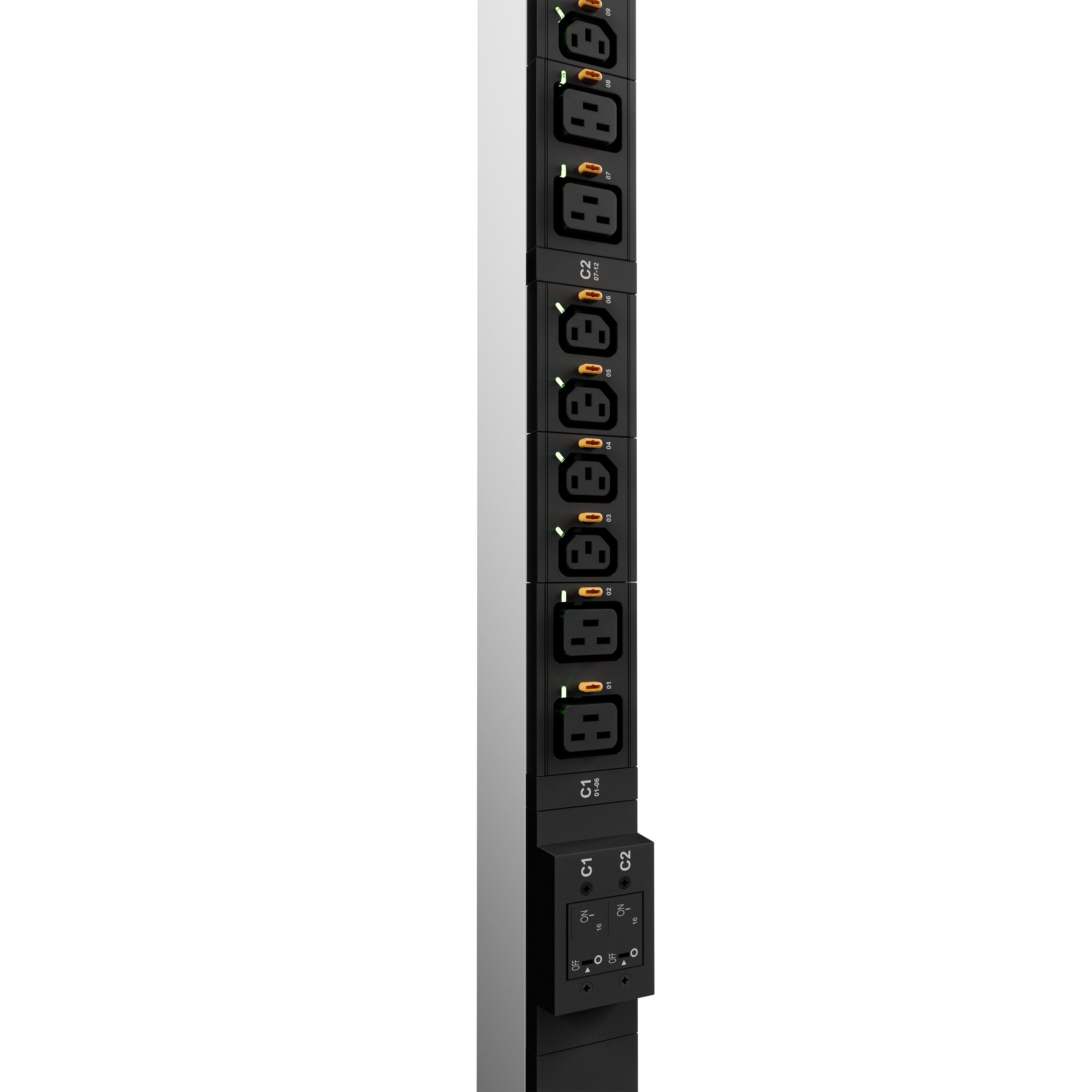 Intelligent PDU, switched (Node version), Zero-U, 3 phase 32A, 24 C13 ...