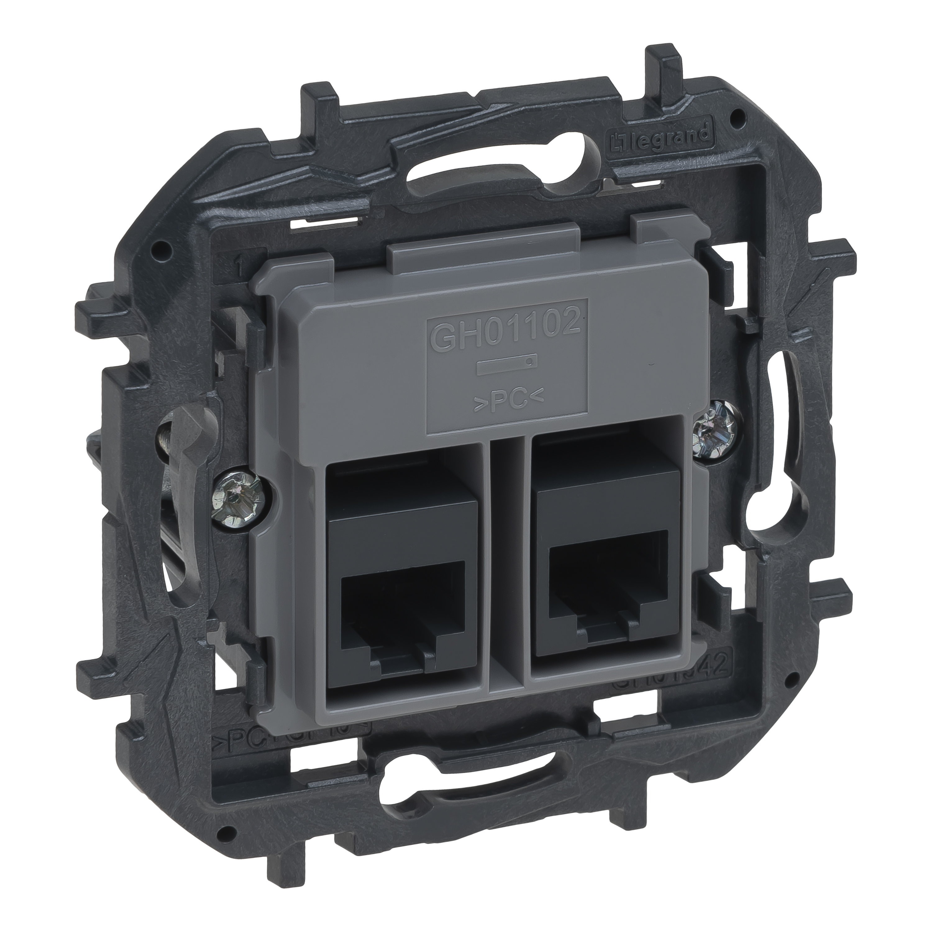 Base telefónica e informática RJ 45 Niloé Step - Cat.6 - UTP - doble ...