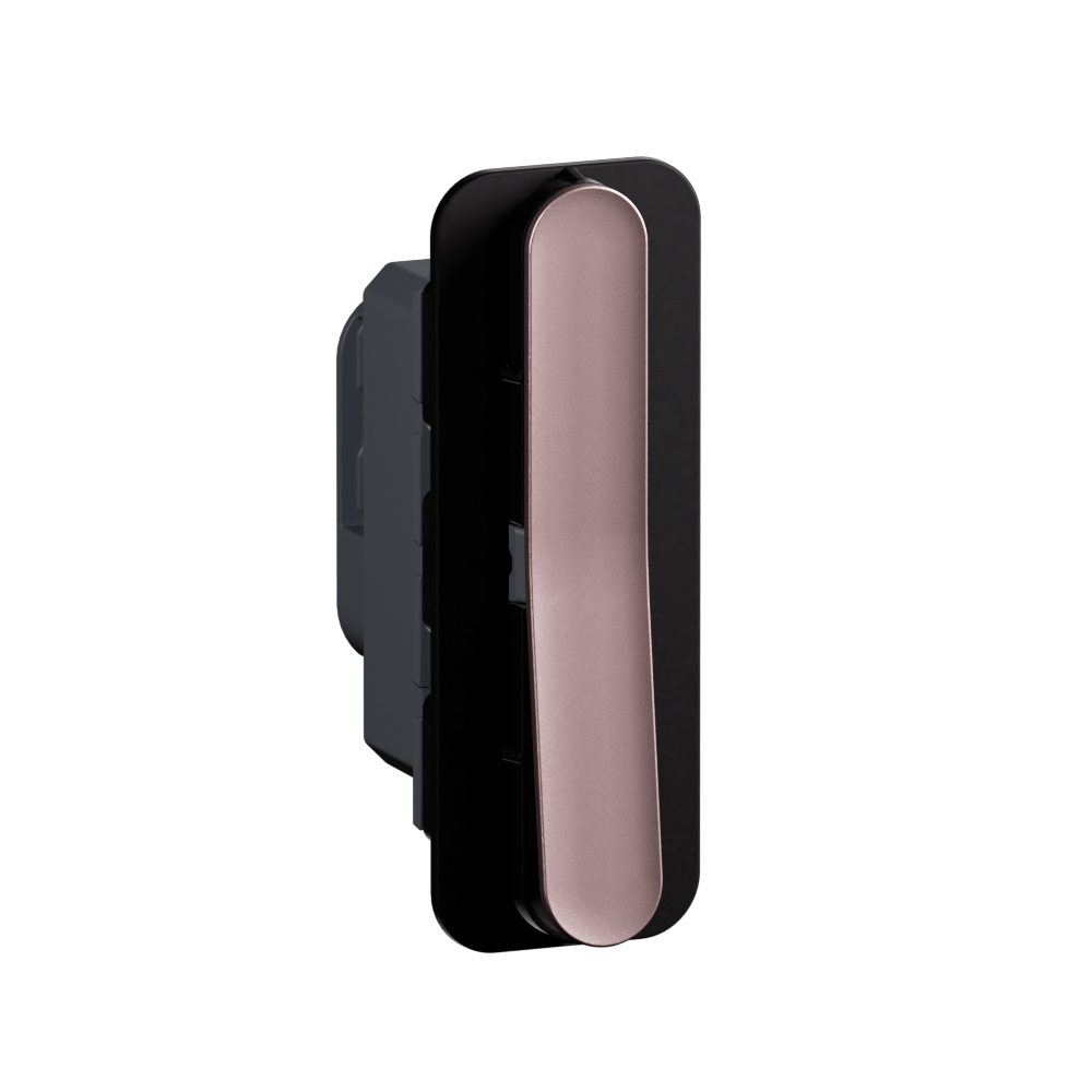 Arteor Advance - 1 module 1 way 10A slender push button rose - 250V AC ...