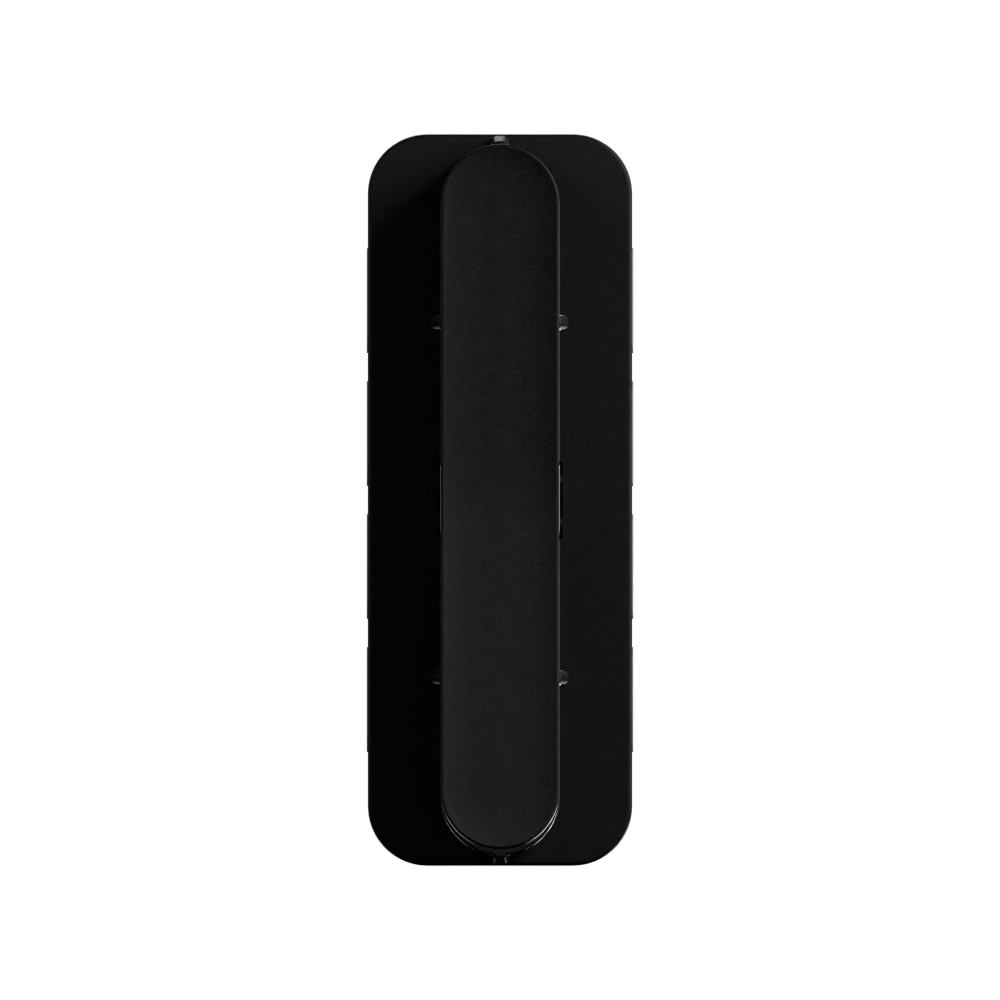 Arteor Advance - 1 module 2 way 10A slim push button matt black - 250V ...