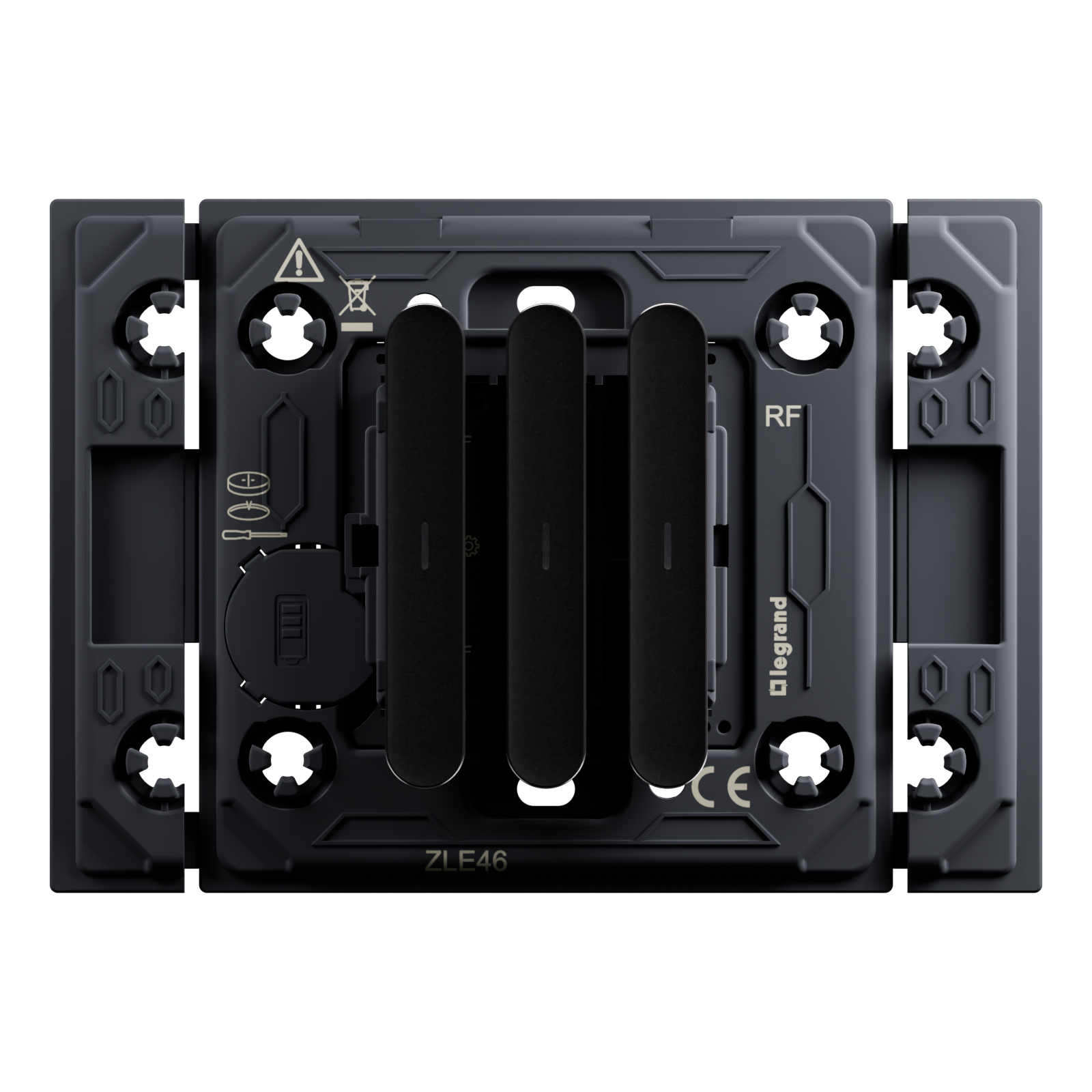 Arteor Advance wireless switch 3gang matt black | AA5203MB4 ...