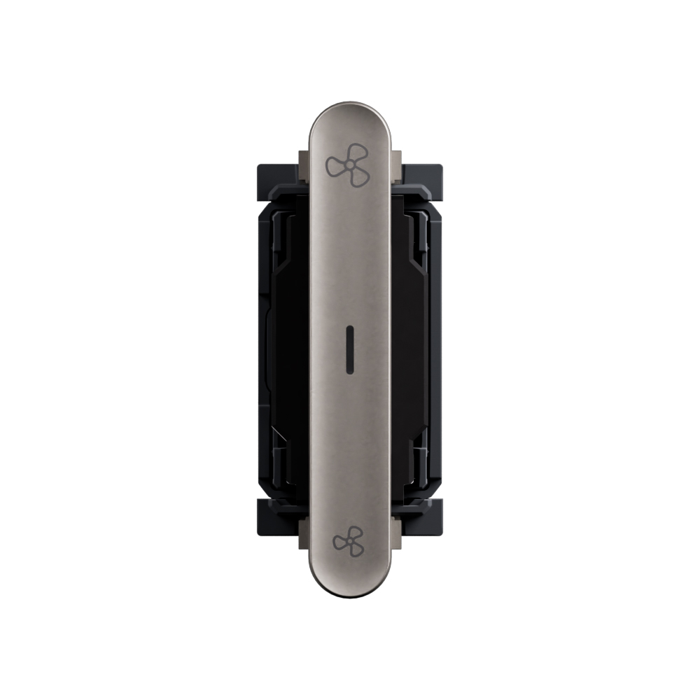Arteor Advance - Smart In-Wall Wireless Fan Switch Battery Powered Matt ...