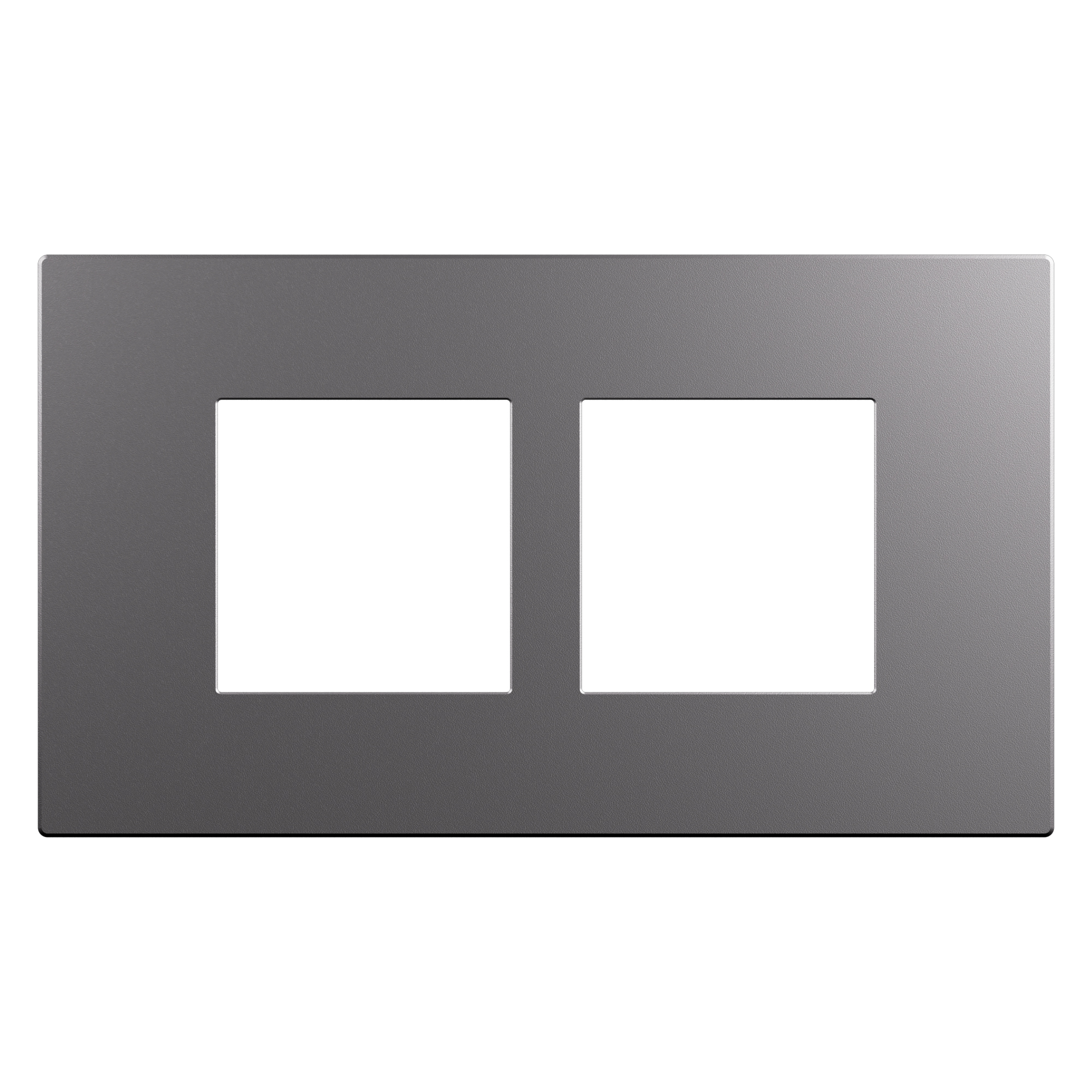 2x2modules British standard plate - Solid aluminium - Horizontal ...