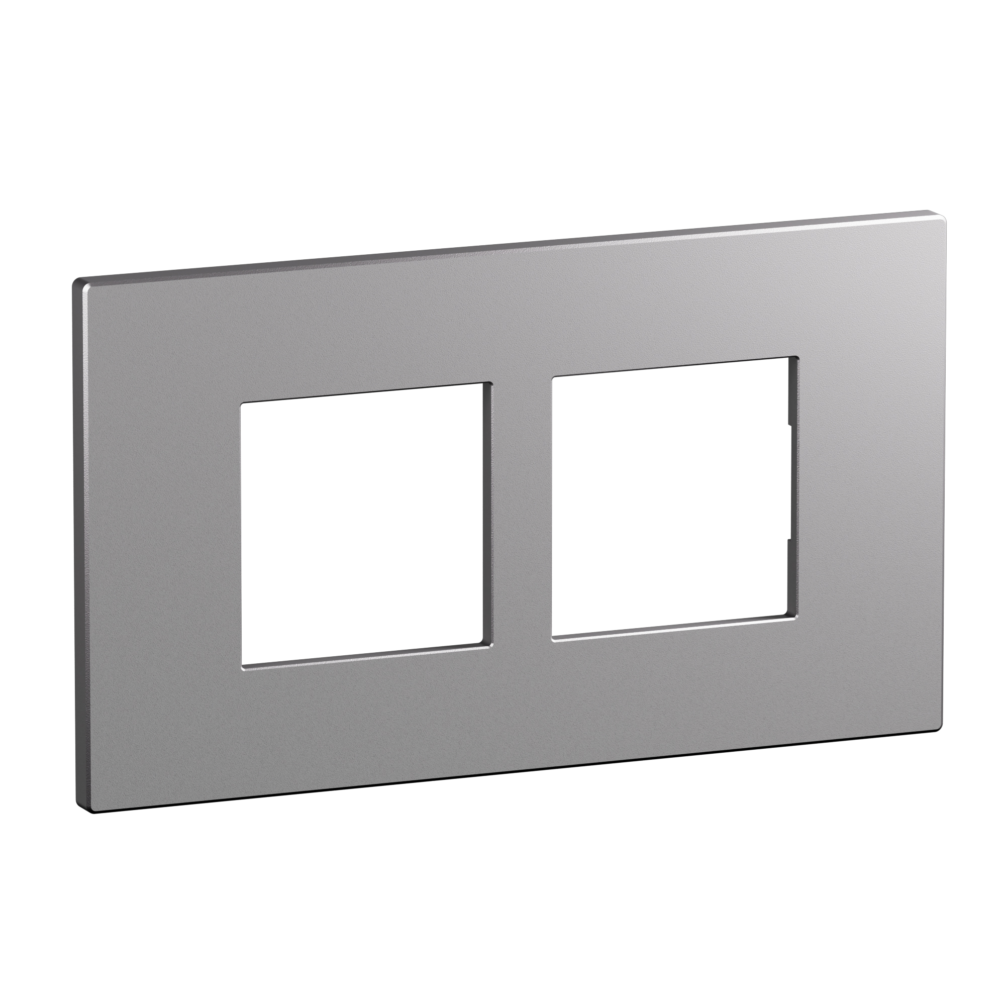 2x2modules British standard plate - Solid aluminium - Horizontal ...