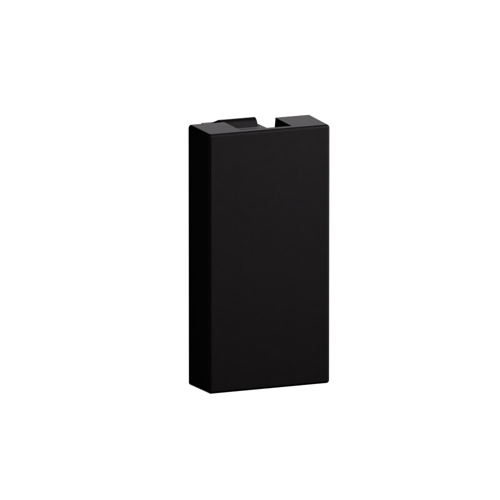 Arteor Advance - 1 Blank Module Matt Black - Rectangular 22.5mmx45mm ...