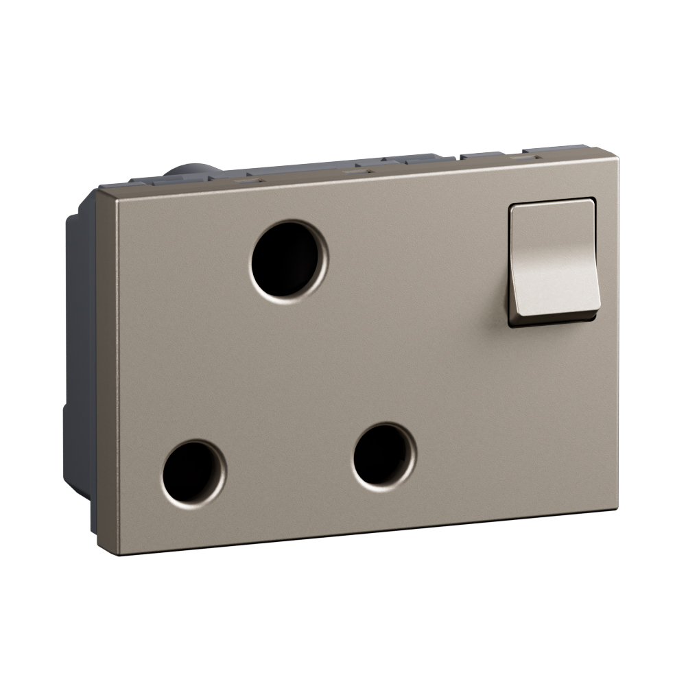 Arteor Advance - 3 modules British standard 15A 2 poles + earth ...