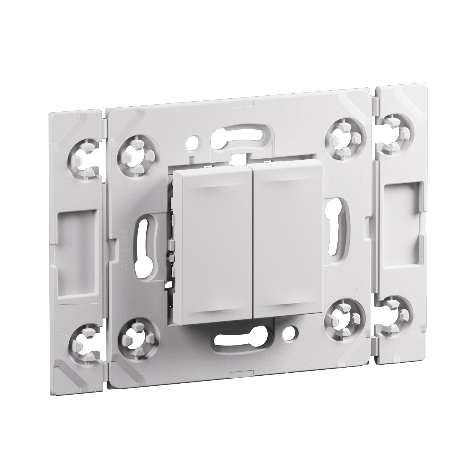 Arteor™ Smart wireless batteryless 2 gang switch 2X2-way ON/OFF - Matt White | AC5207MW1 ...