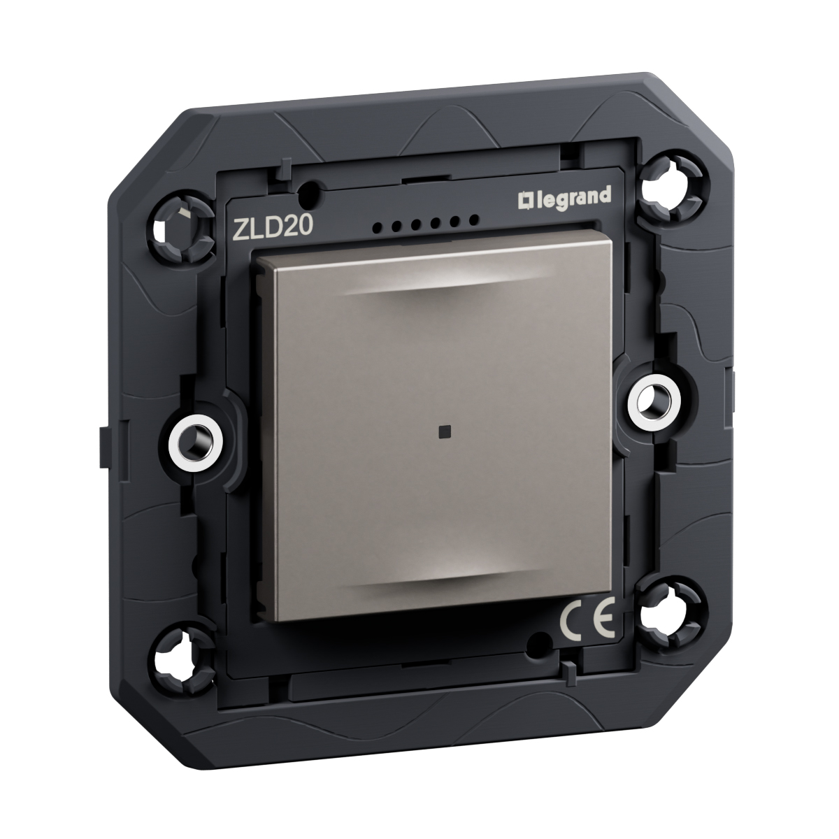 Arteor Advance wired dimmer 300w 1gang without neutral matt titanium ...