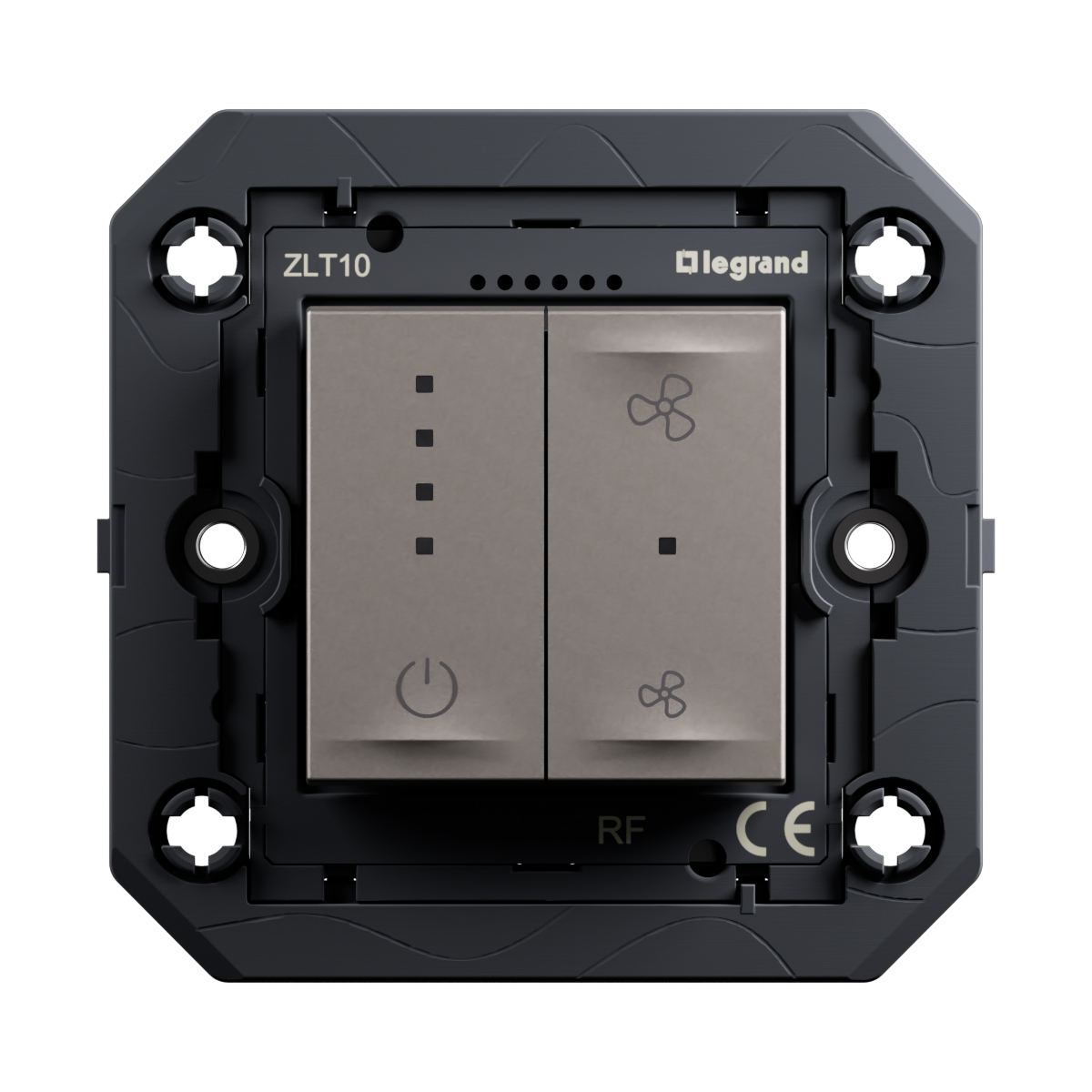 ARTEOR SMART FAN CONTROLLER 4 SPEED 1-GANG MATT TITANIUM | AC5511MT2 ...