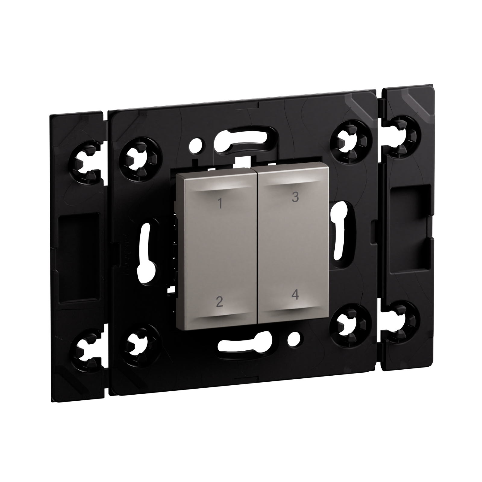 Arteor™ ADV Smart wireless batteryless control 4 scenes - Matt Titanium | AC5705MT1 ...